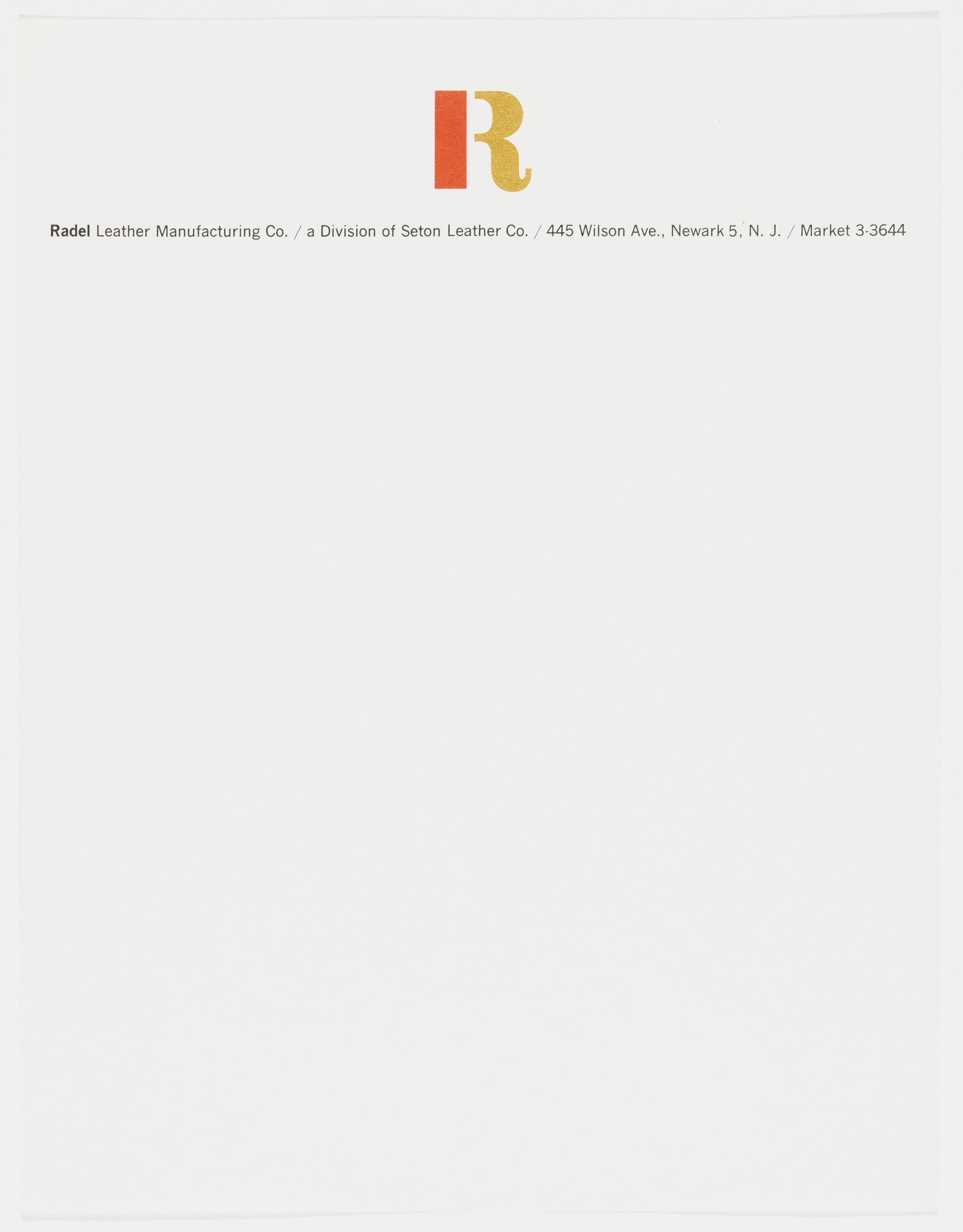 Robert Brownjohn. Radel Leather Manufacturing Co.. 1950s | MoMA