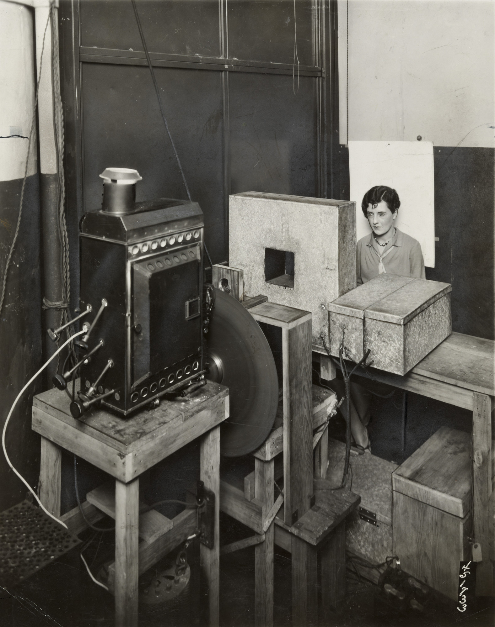 Unidentified photographer. "The Television Transmitting Apparatus ...