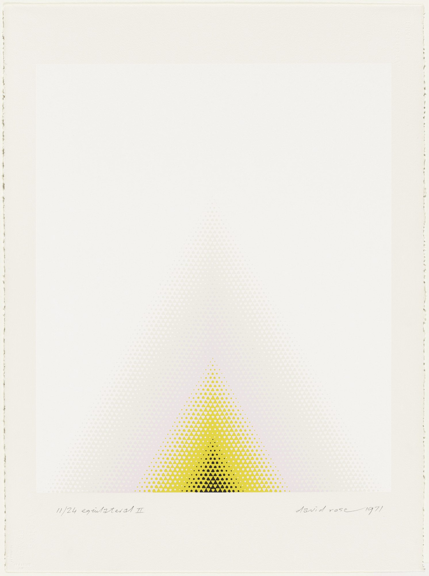 David Rose. Equilateral II. 1971 | MoMA