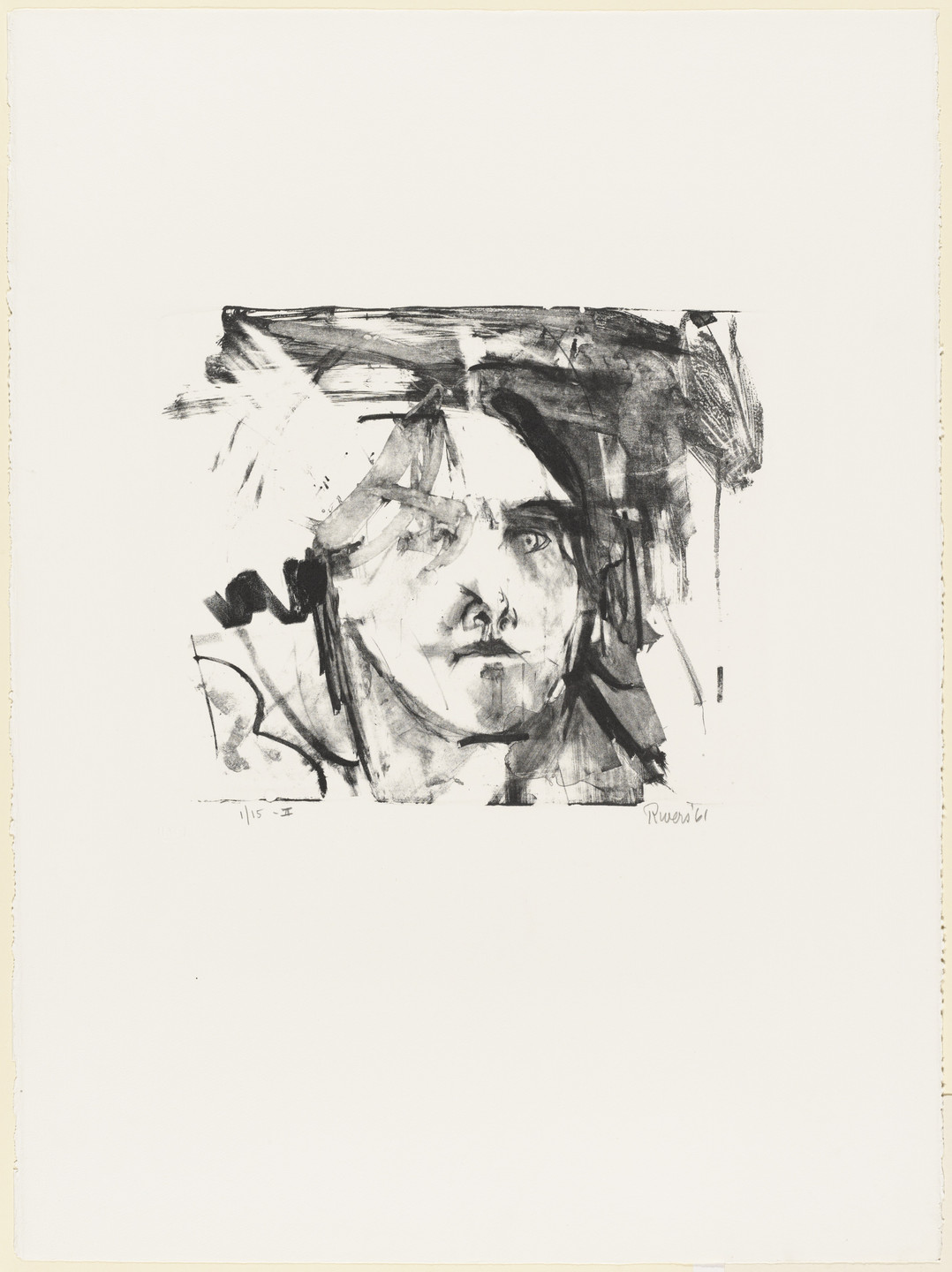 Larry Rivers. Face of Clarice II. 1961 | MoMA
