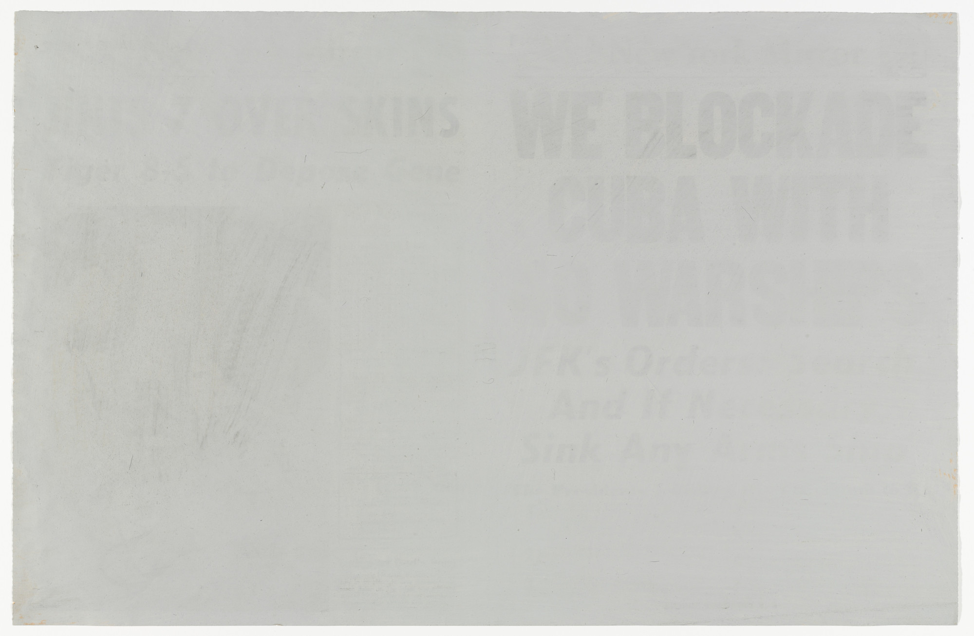 Robert Morris. Untitled. 1962 | MoMA