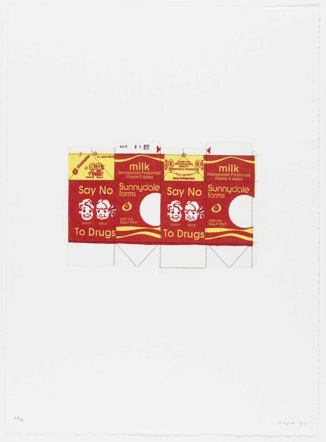 Jonathan Seliger. Untogether from 20" x 15". 1997 | MoMA