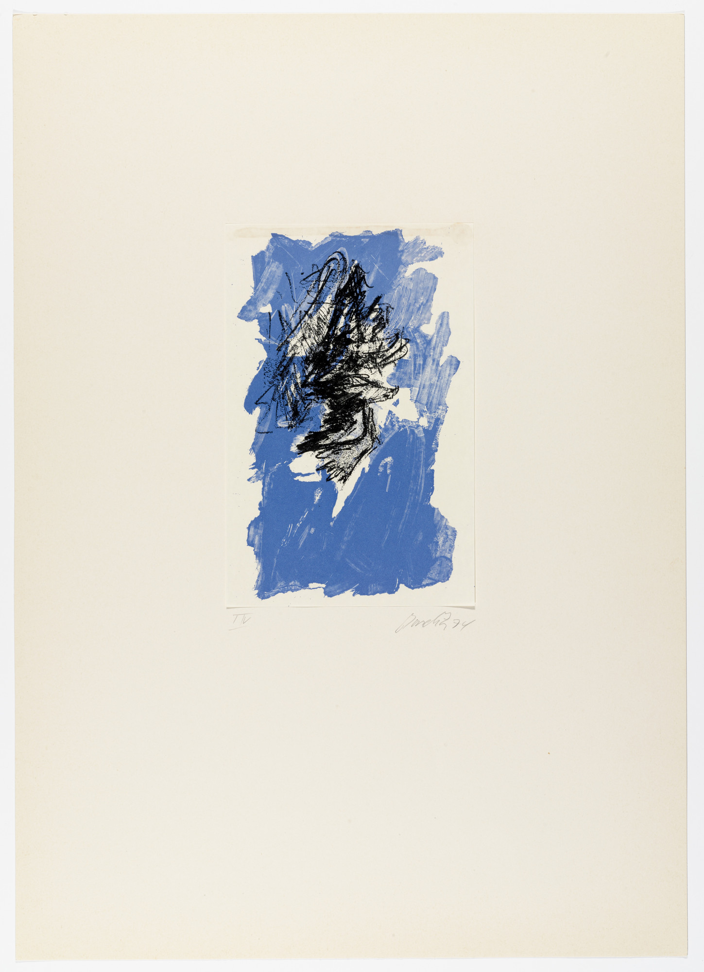 Georg Baselitz. Untitled from Eagle (Adler). 1974, published 1975 | MoMA