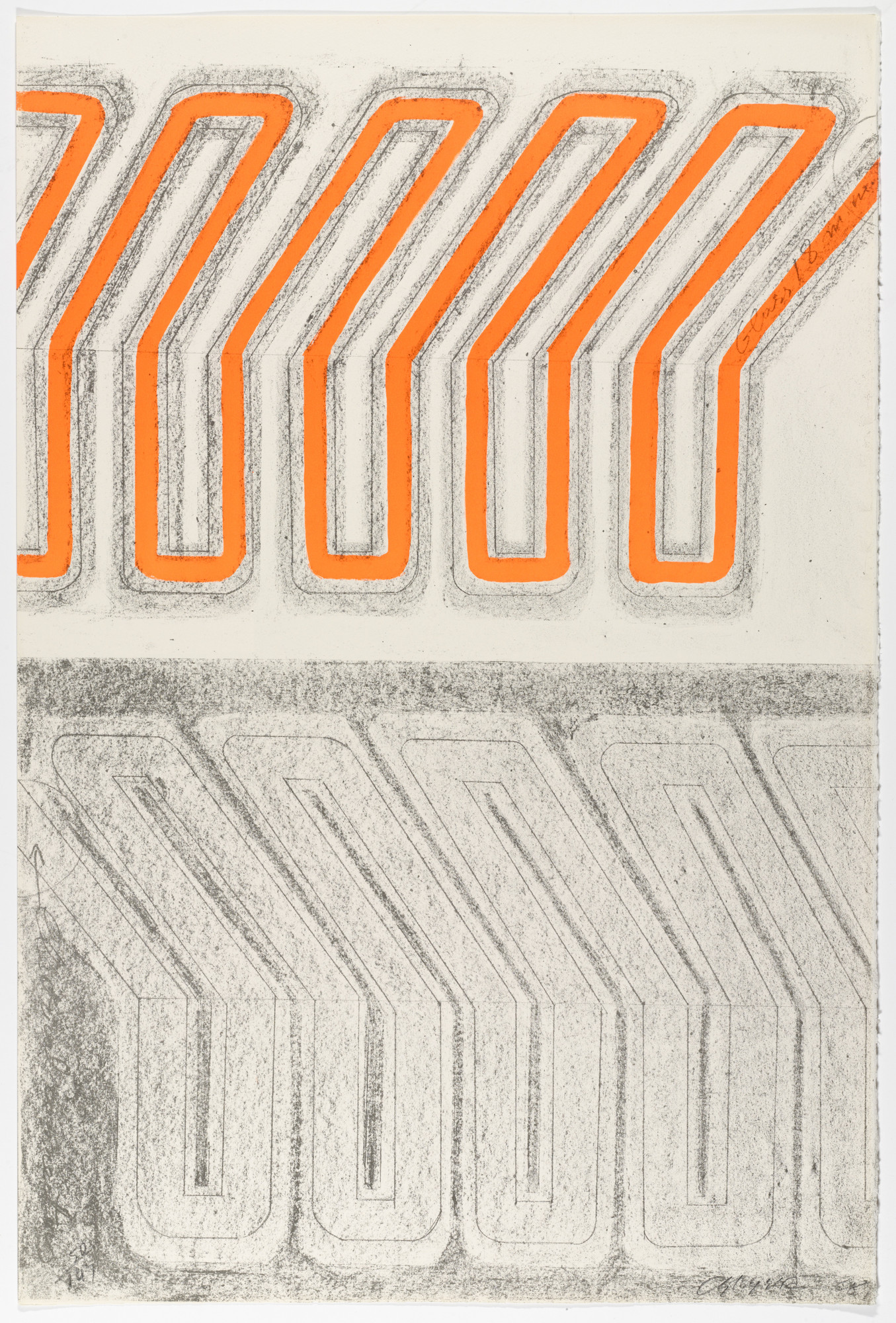 Chryssa. Untitled from National Collection of Fine Arts Portfolio. 1968 ...