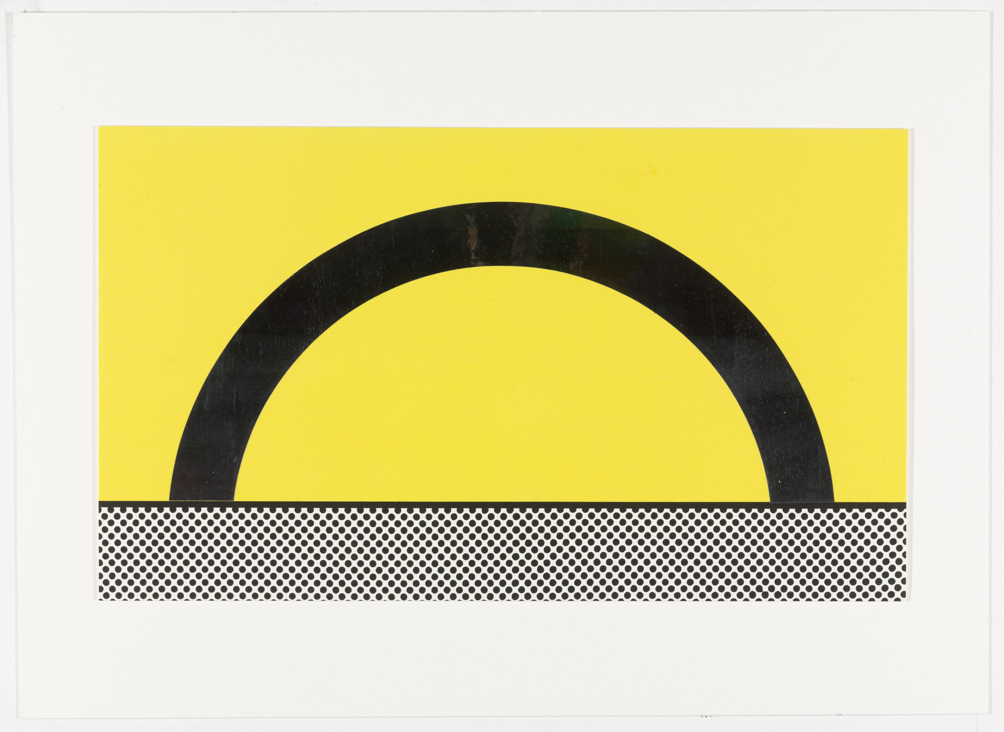 Roy Lichtenstein. Landscape 7 from Ten Landscapes. 1967 | MoMA