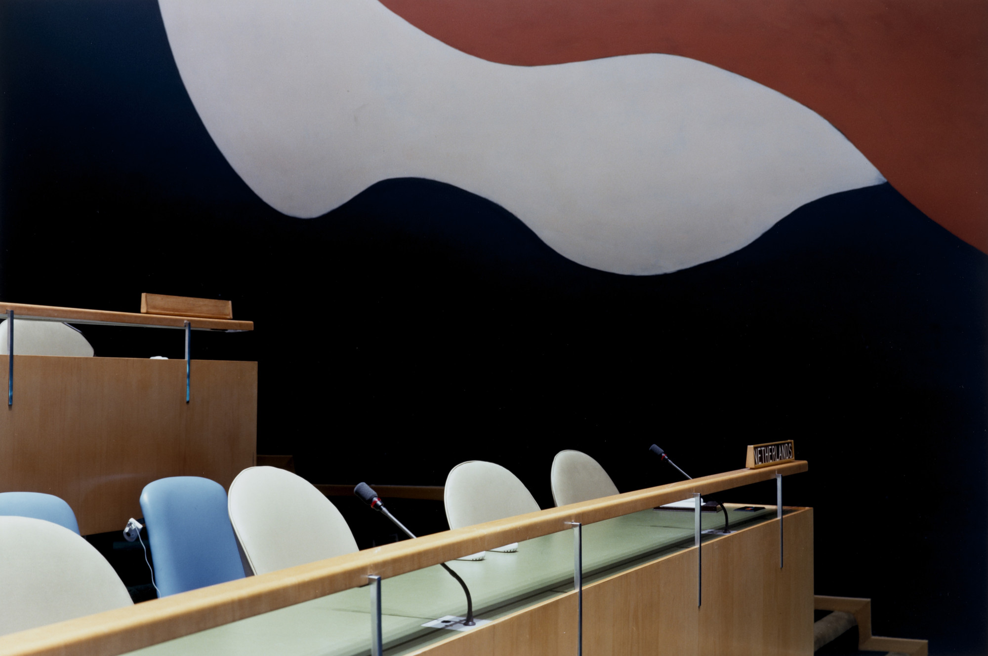 Adam Bartos. Untitled: East Wall of General Assembly Room. 1990 | MoMA