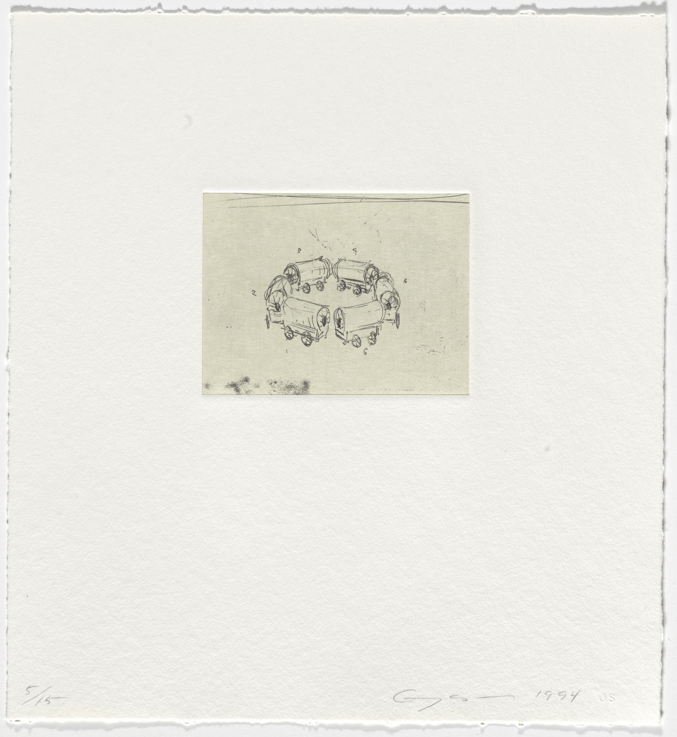 Greg Colson. Circled Wagons from Dockings. 1995 | MoMA