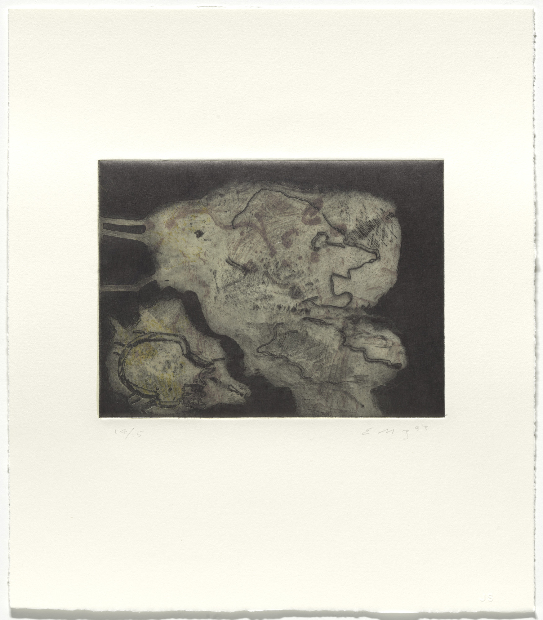 Ed Moses. Untitled from Kracked. 1993 | MoMA