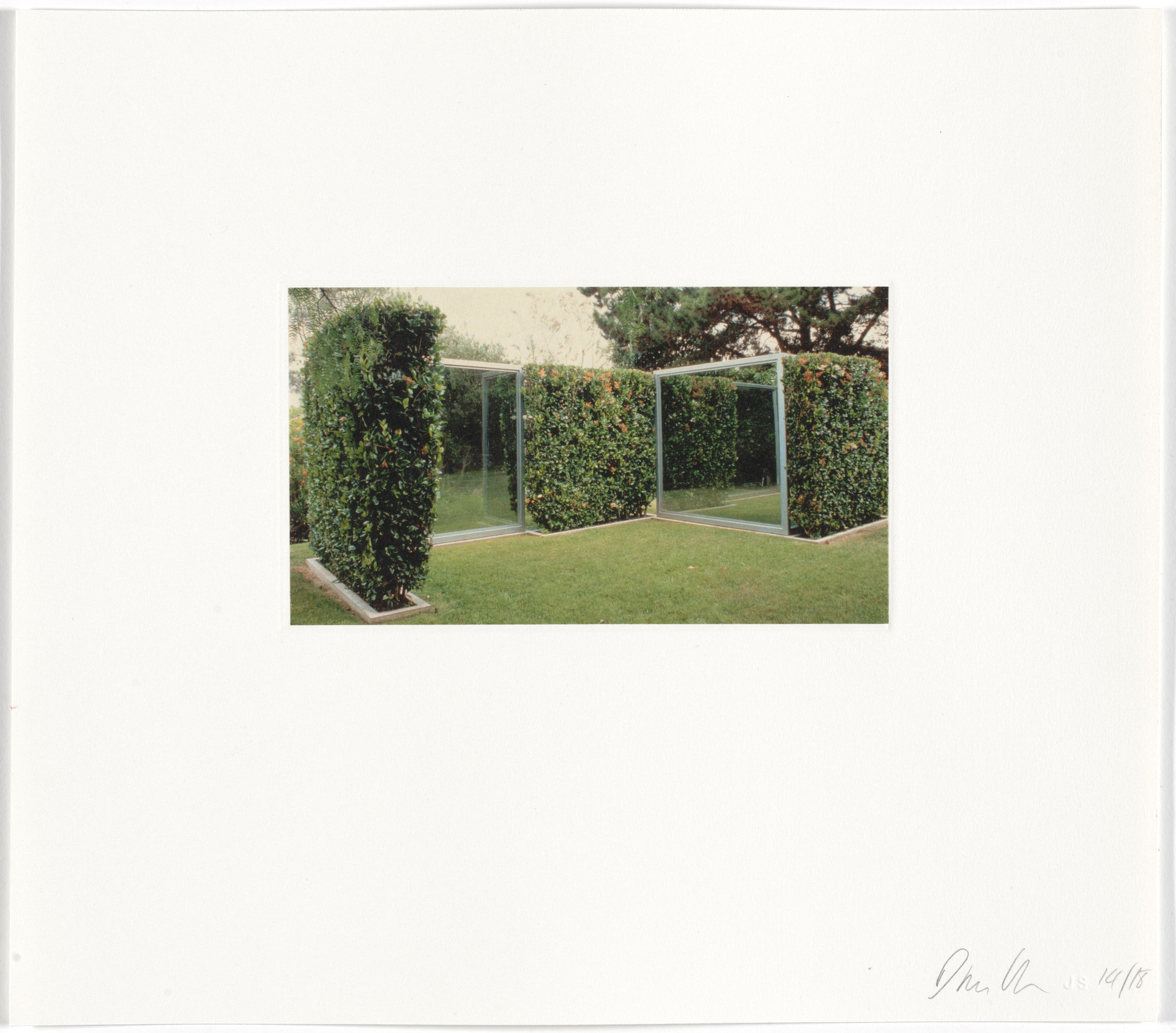 Dan Graham. Untitled from Two-Way Mirror / Hedge Projects. 2004 | MoMA