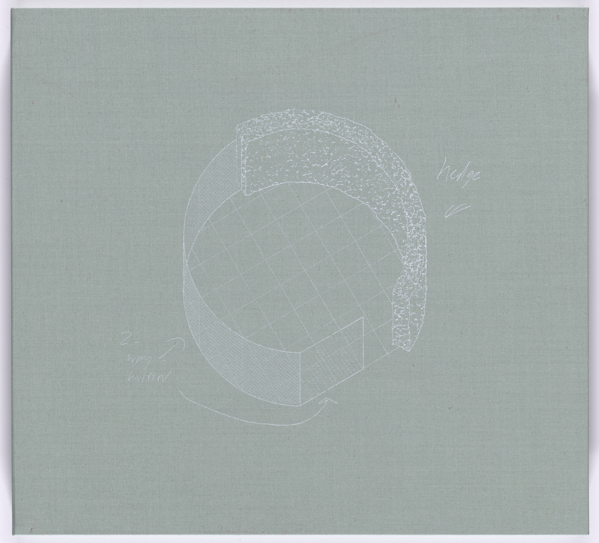 Dan Graham. Two-Way Mirror / Hedge Projects. 2004 | MoMA