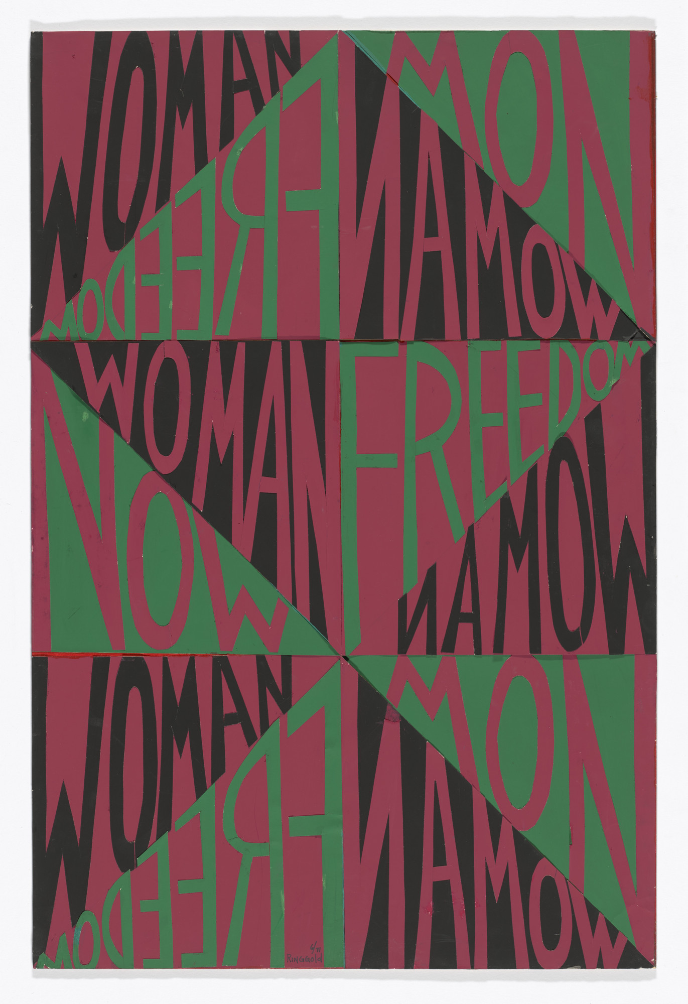 Faith Ringgold. Woman Freedom Now. 1971 | MoMA