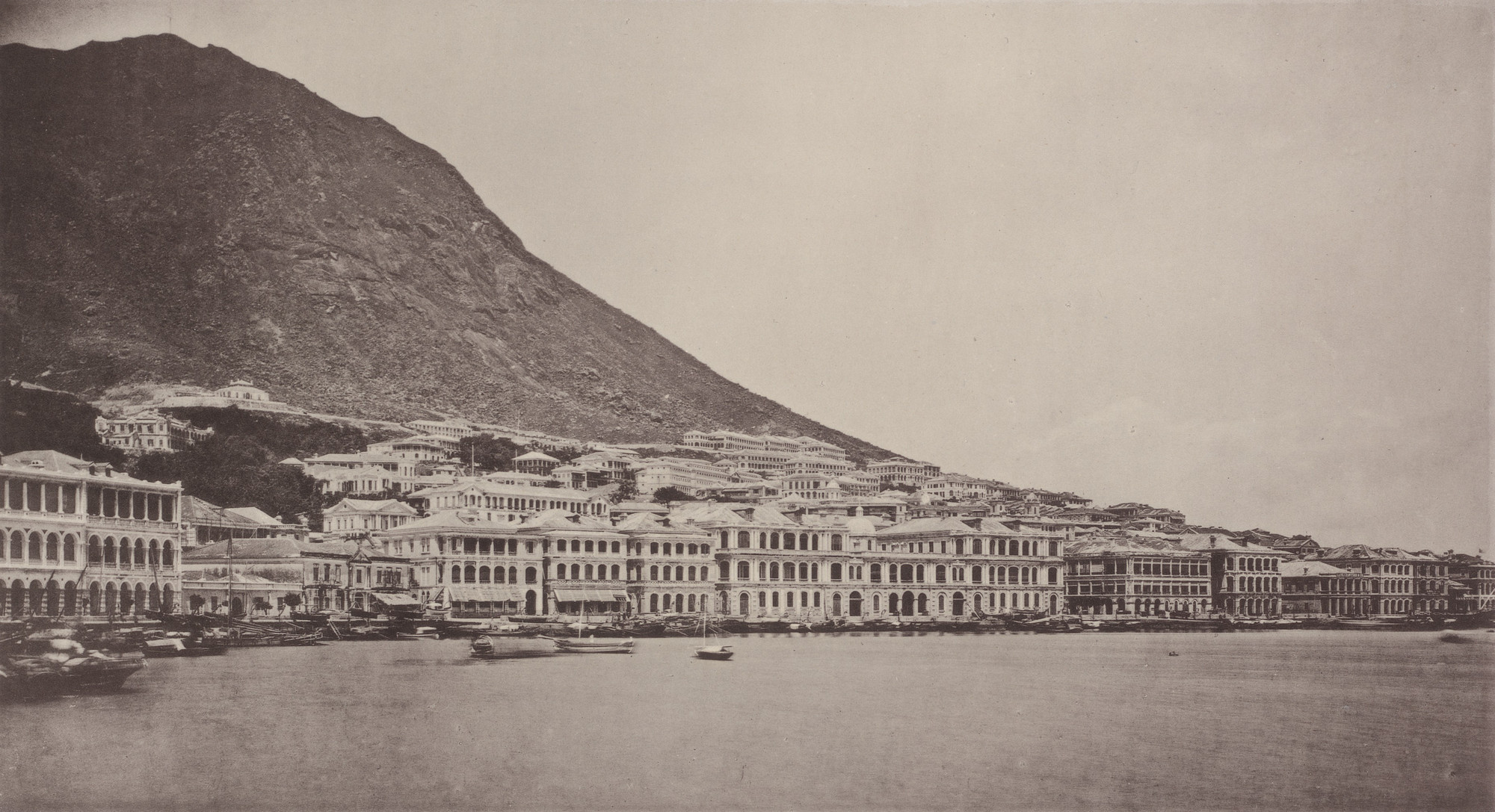 John Thomson. The Praya, Hong-Kong. 1873 | MoMA