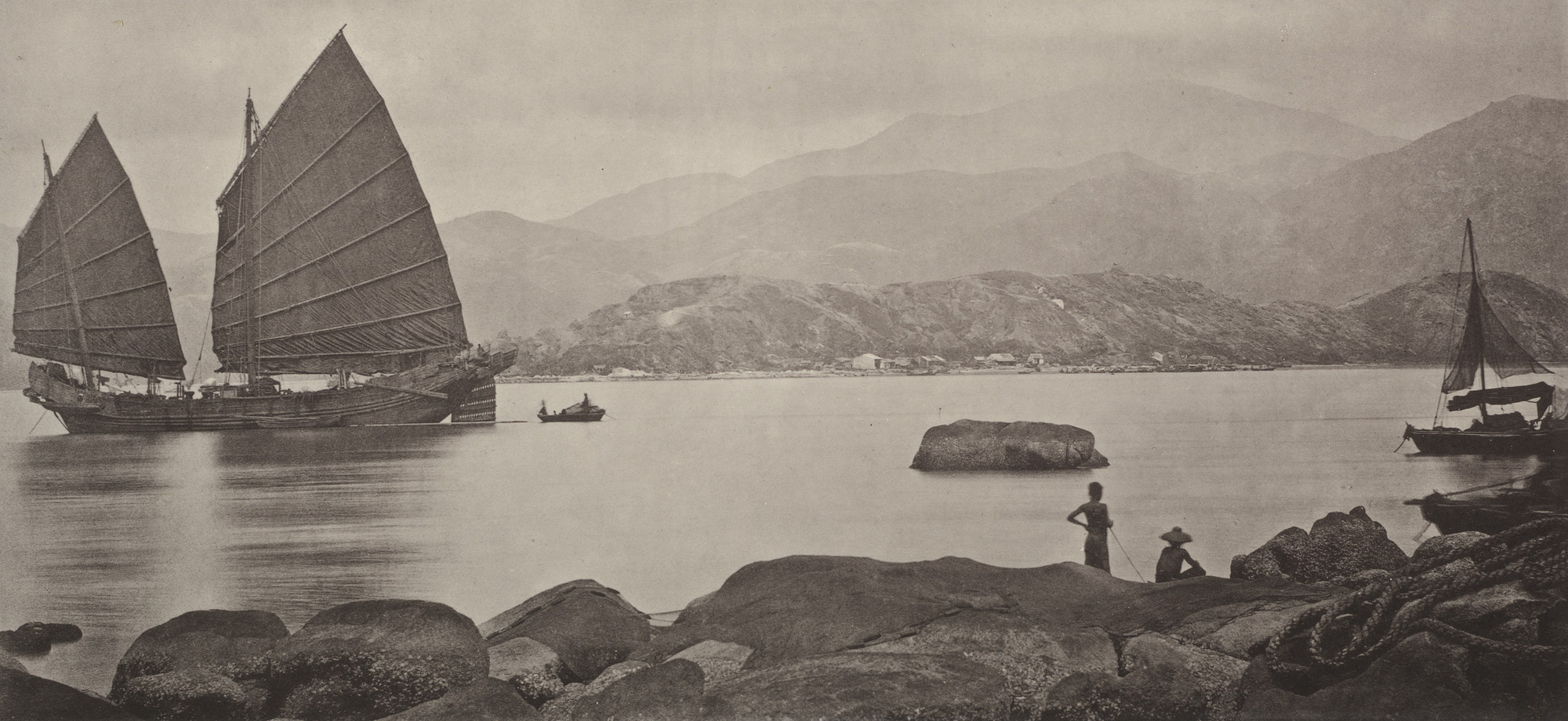 John Thomson. A Canton Trading Junk. 1873 | MoMA