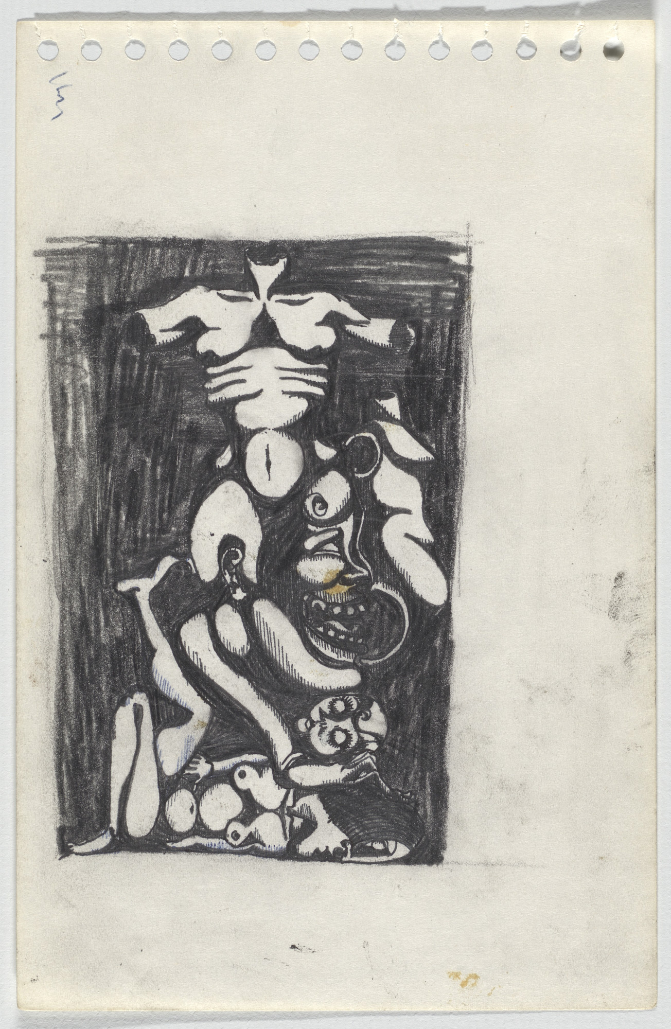 Adrian Piper. The Barbie Doll Drawings. 1967 | MoMA
