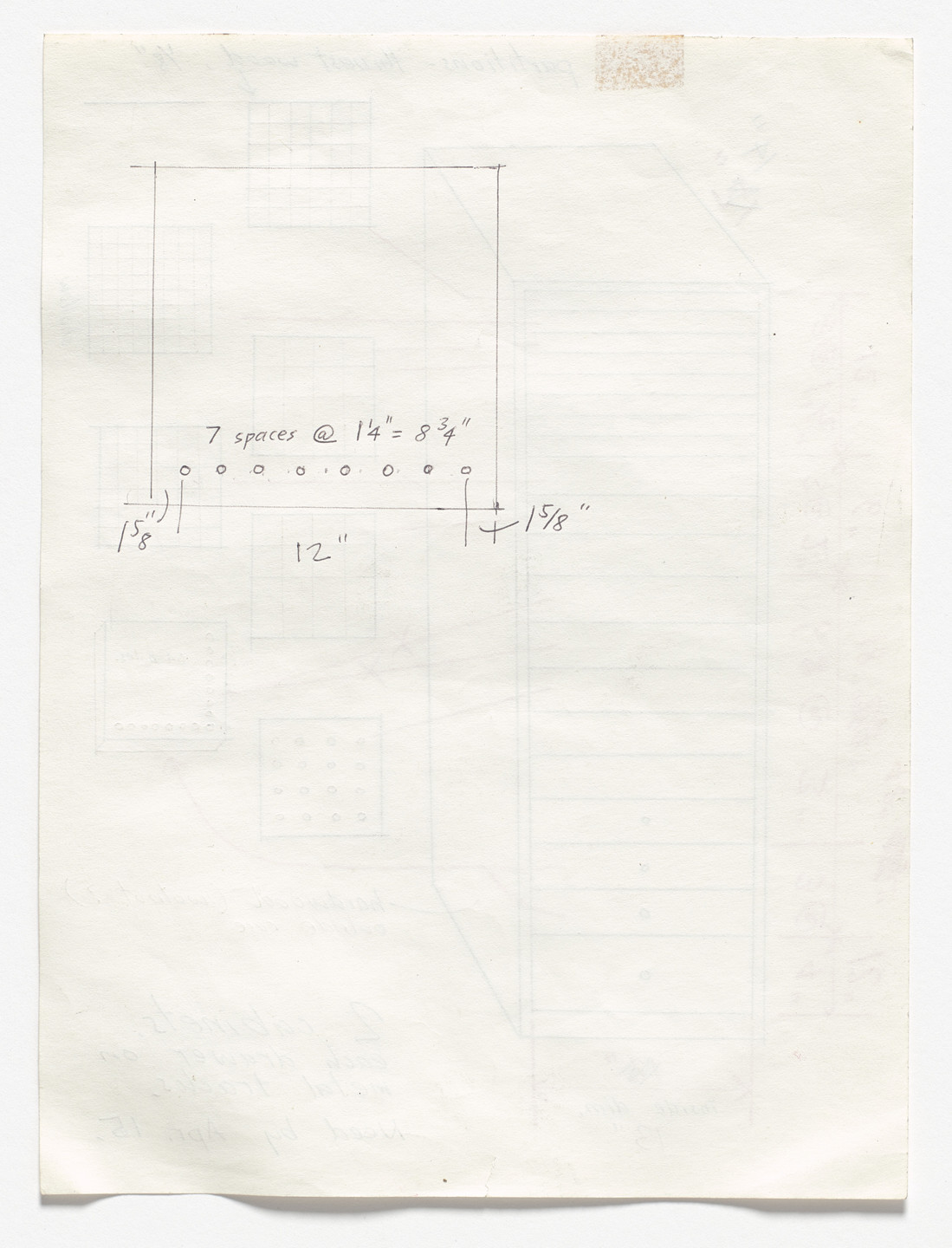 George Maciunas. Drawing for Flux Cabinet. c. 1977 | MoMA