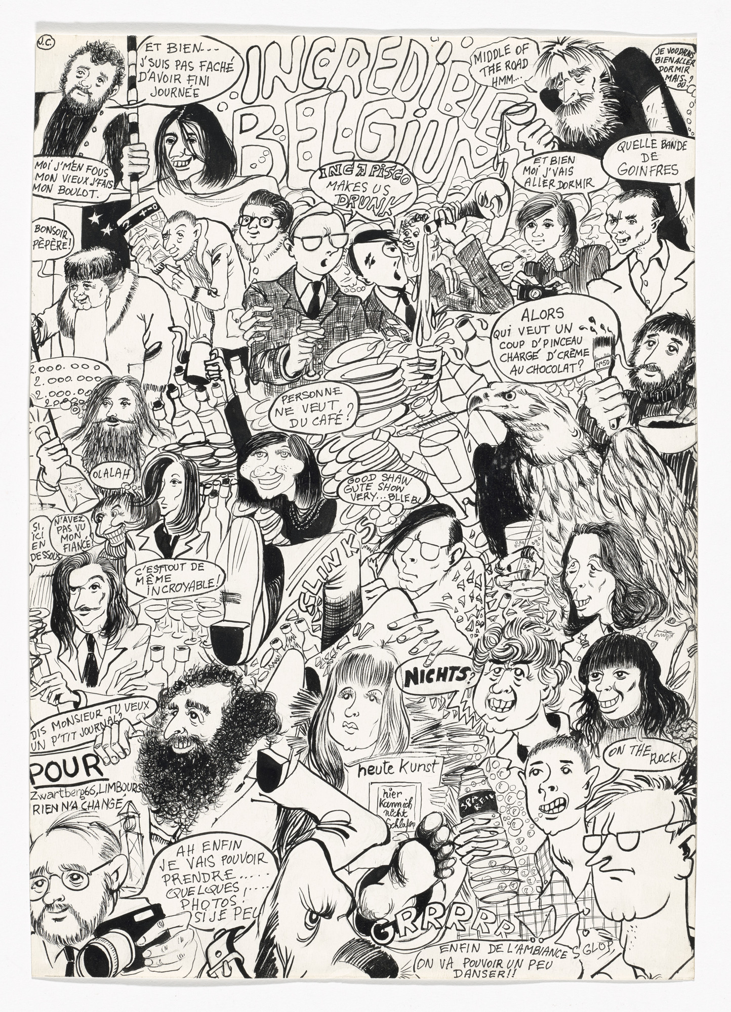 Jacques Charlier. Incredible Belgium. 1974 | MoMA