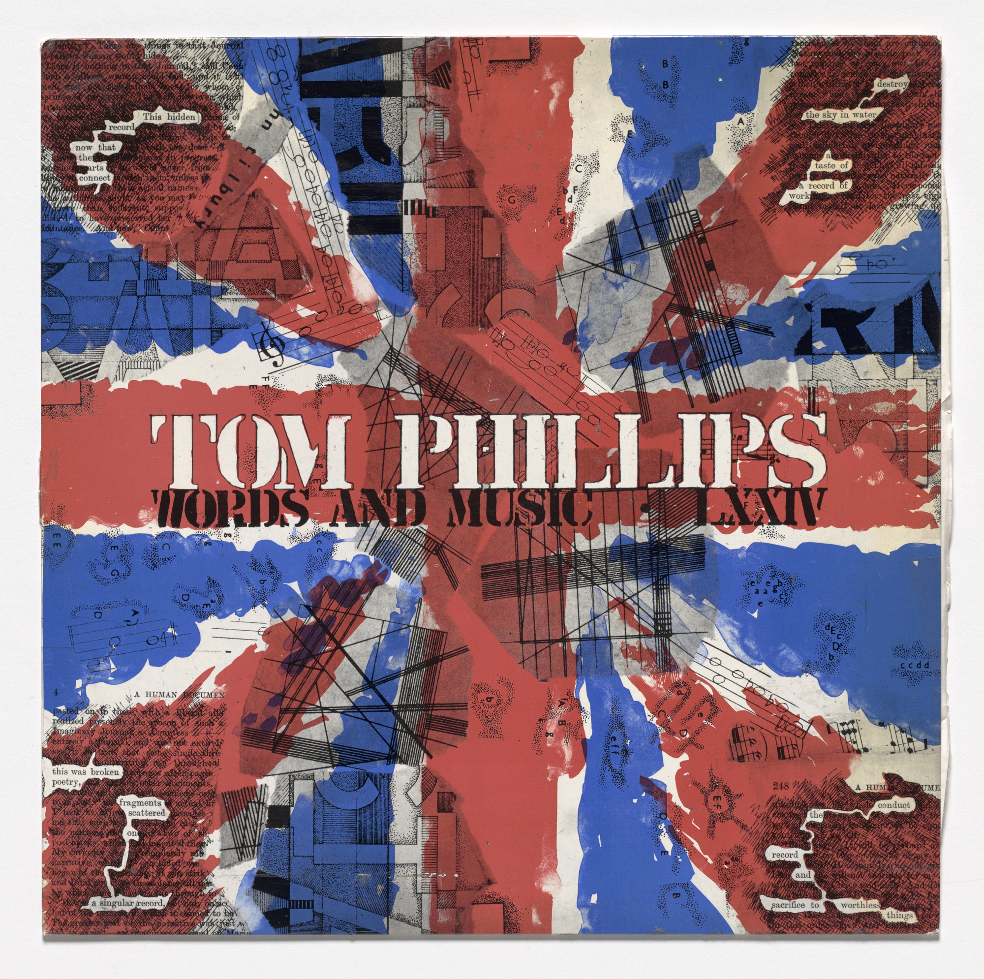 Tom Phillips. Words and Music. 1975 | MoMA