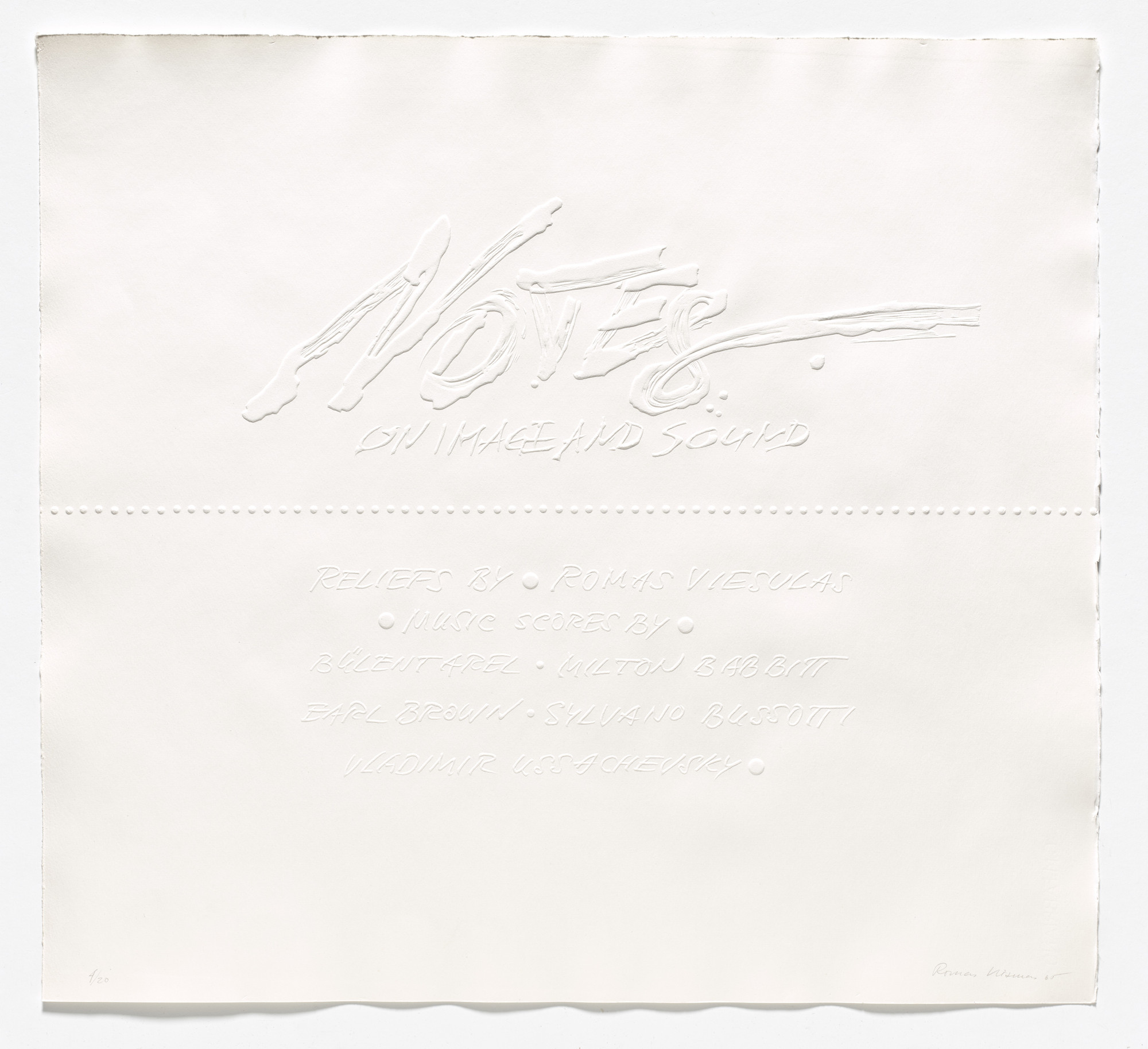 Notes on Sound | MoMA
