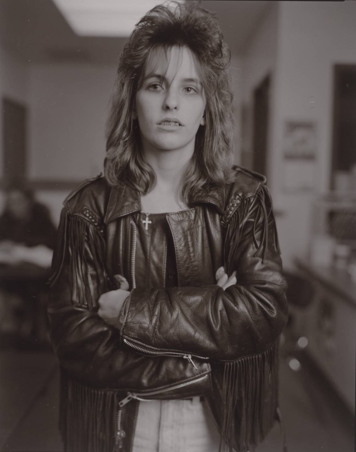 Judith Joy Ross. Jodie Hoats in Home Economics Class, Hazleton Area High School, Hazleton ...