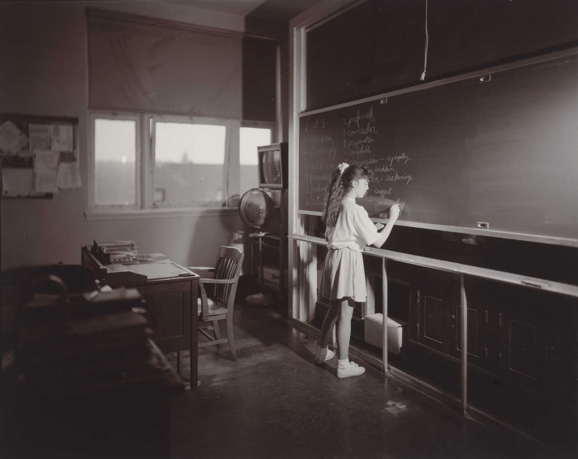 Judith Joy Ross. At the Blackboard, 7th Grade English Class, H.F ...