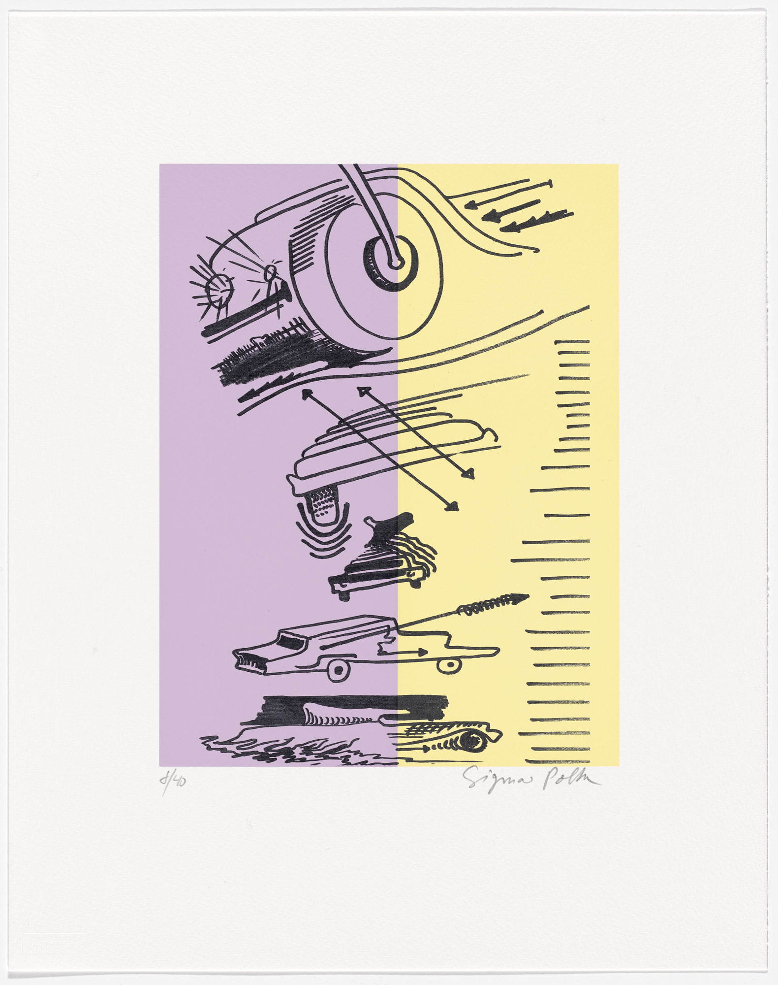 Sigmar Polke. Untitled from Full Moon in Aries (Vollmond im Widder ...