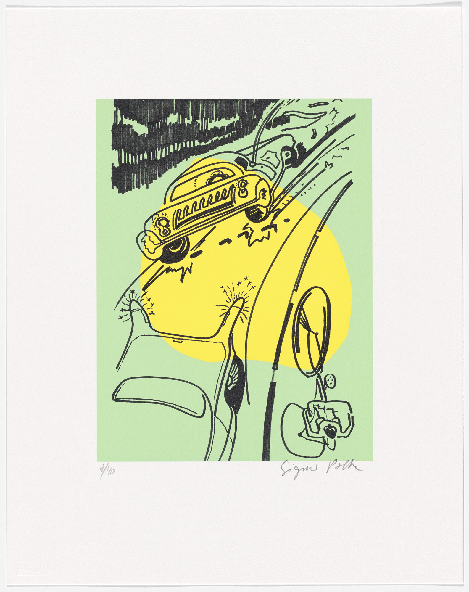 Sigmar Polke. Untitled from Full Moon in Aries (Vollmond im Widder ...