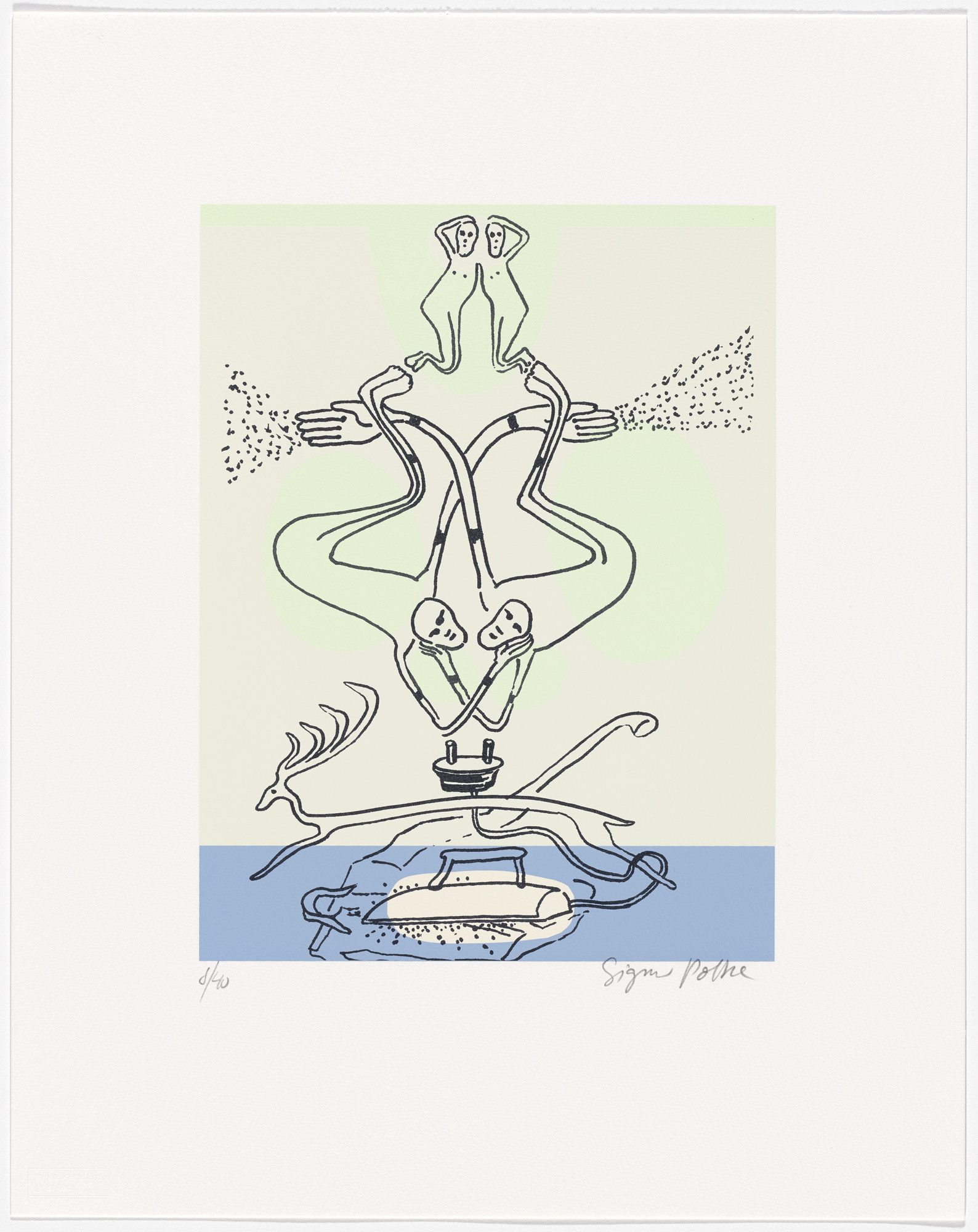 Sigmar Polke. Untitled from Full Moon in Aries (Vollmond im Widder ...