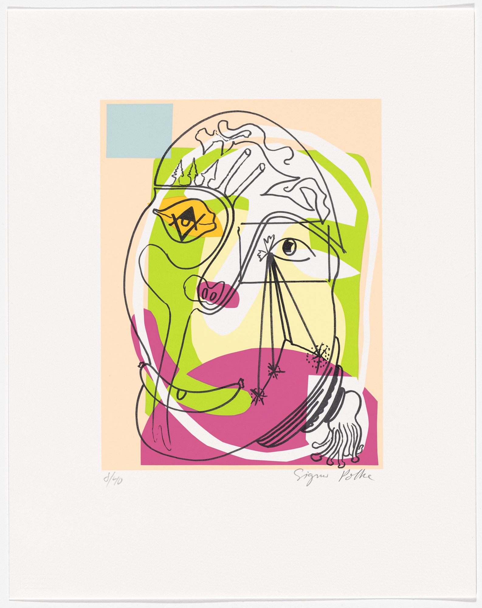 Sigmar Polke. Untitled from Full Moon in Aries (Vollmond im Widder ...