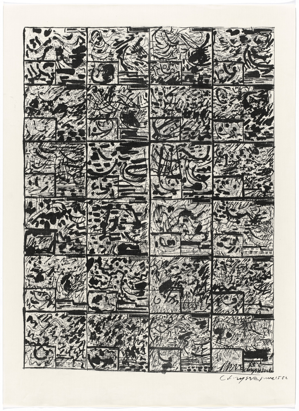 Chryssa. Untitled from Newspaper Book. 1962 | MoMA