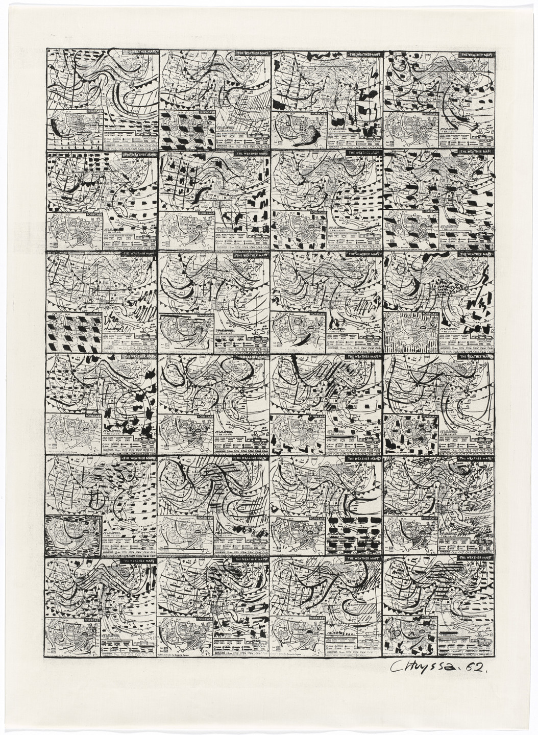 Chryssa. Untitled from Newspaper Book. 1962 | MoMA