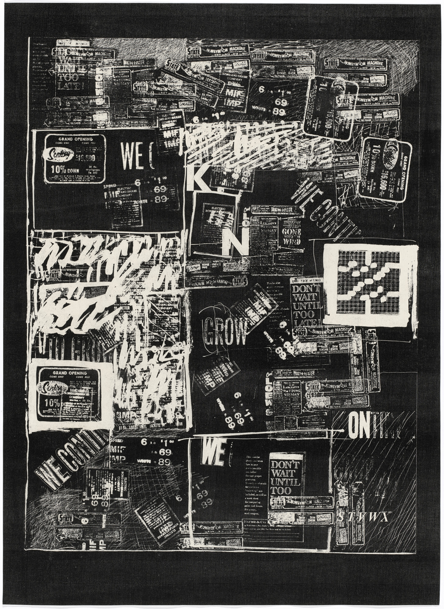 Chryssa. Untitled from Newspaper Book. 1962 | MoMA