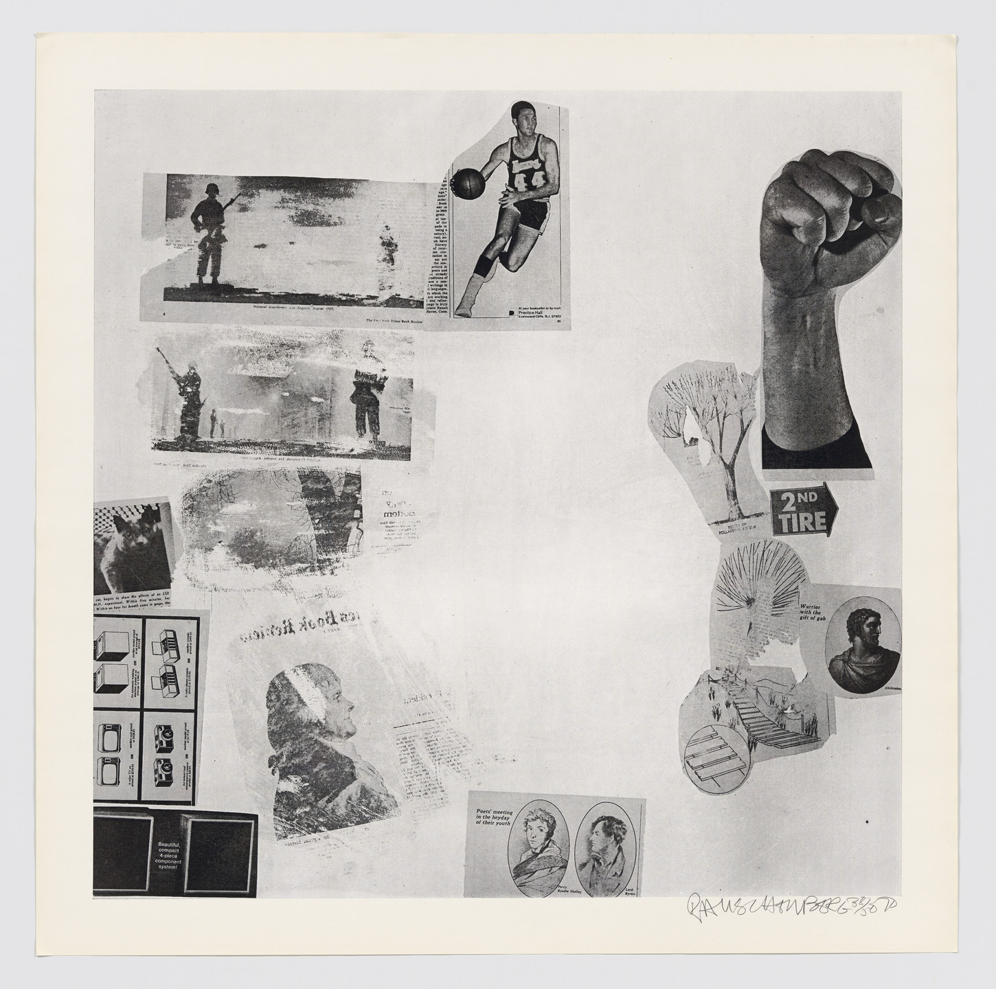 Robert Rauschenberg. Features from Currents. 1970 | MoMA