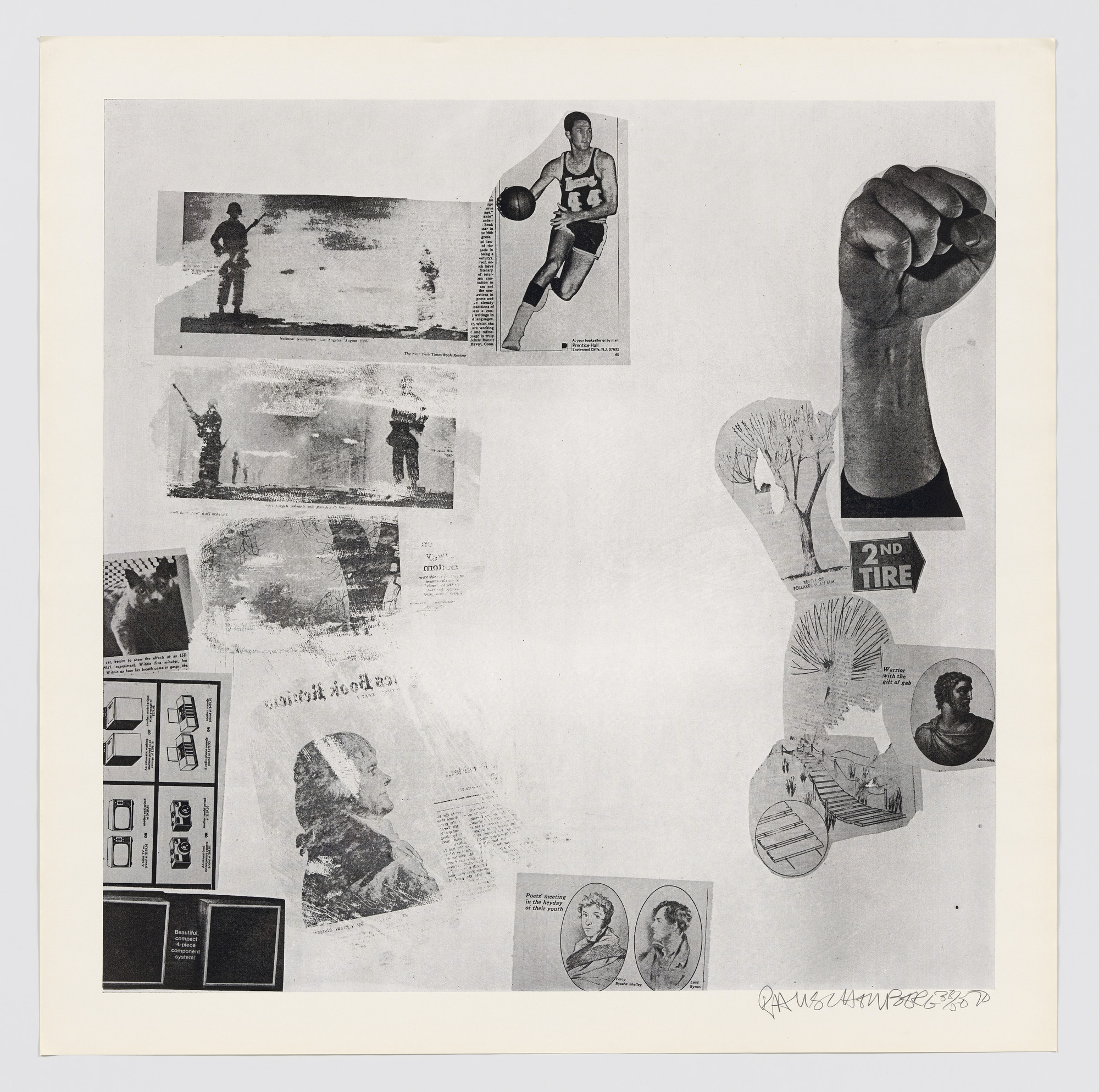 Robert Rauschenberg. Features from Currents. 1970 | MoMA