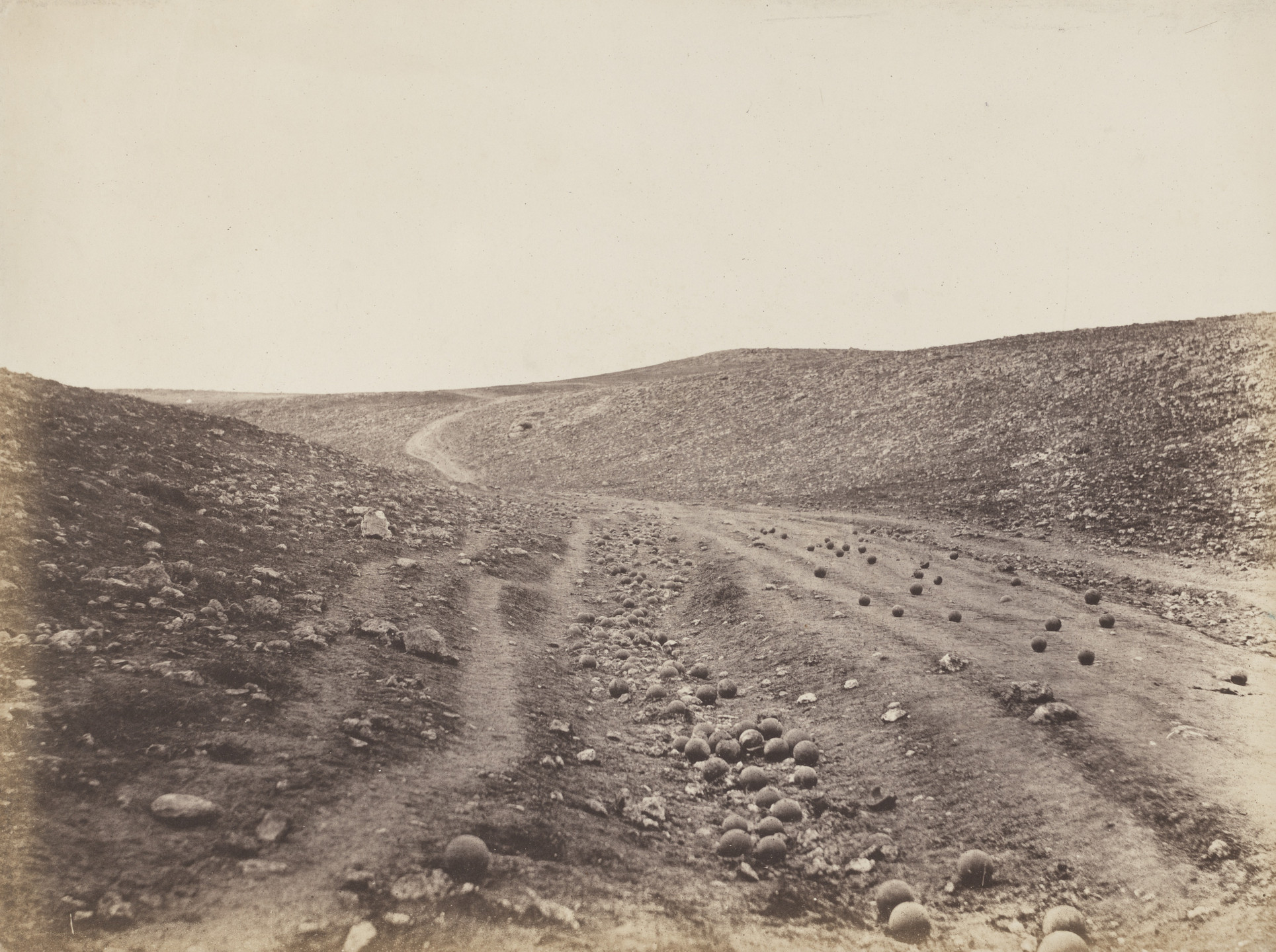Roger Fenton. The Valley of the Shadow of Death. April 23, 1855 | MoMA