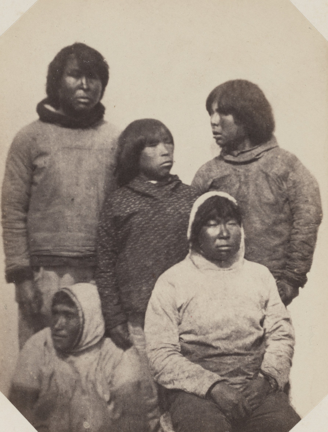 Louis Rousseau. Man and Young Men from the Region of Godthaab ...