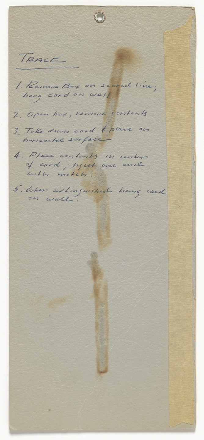 Robert Watts. Trace. c. 1963 | MoMA