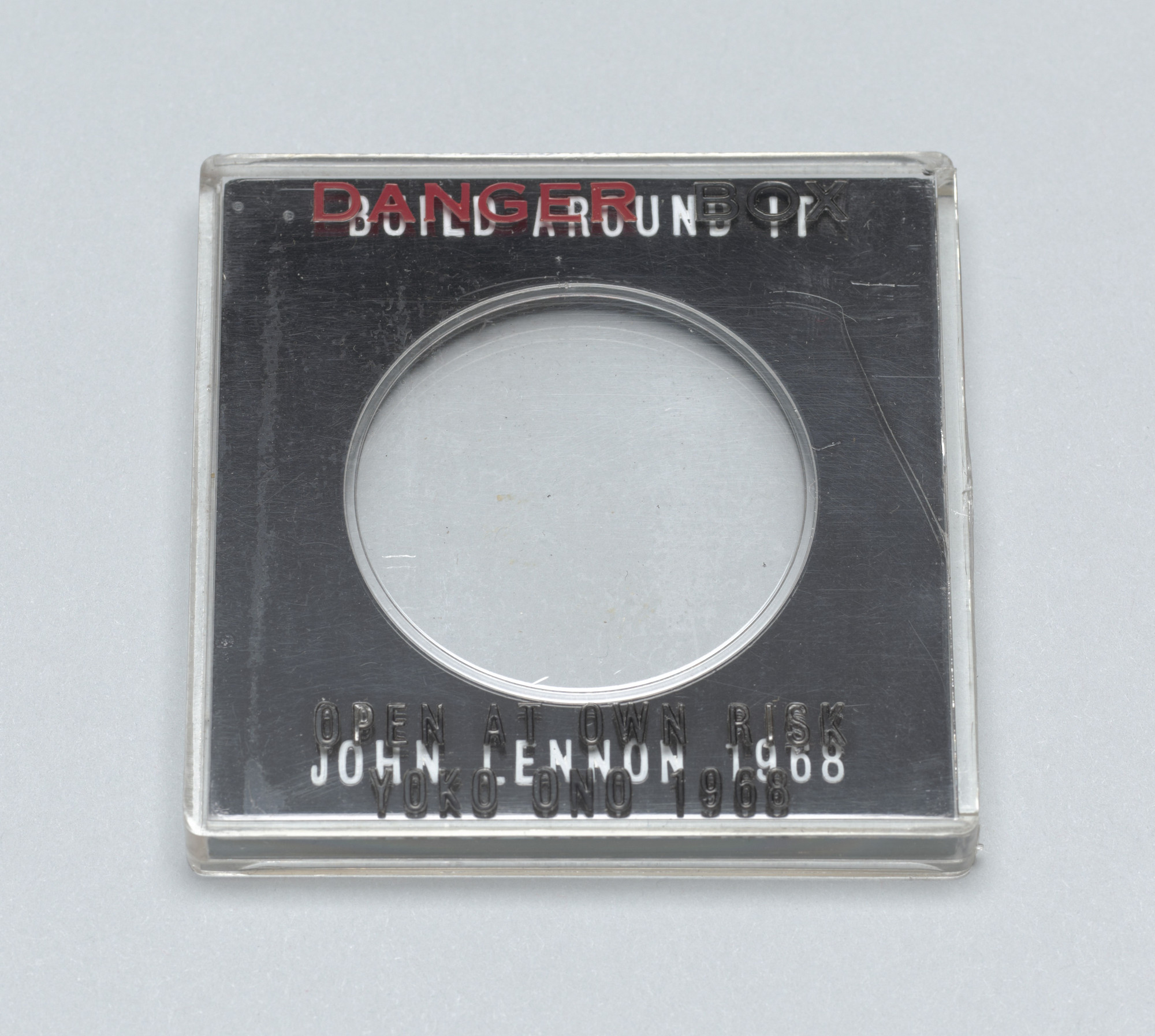 John Lennon, Yoko Ono. Danger Box, Build around it. 1968 | MoMA