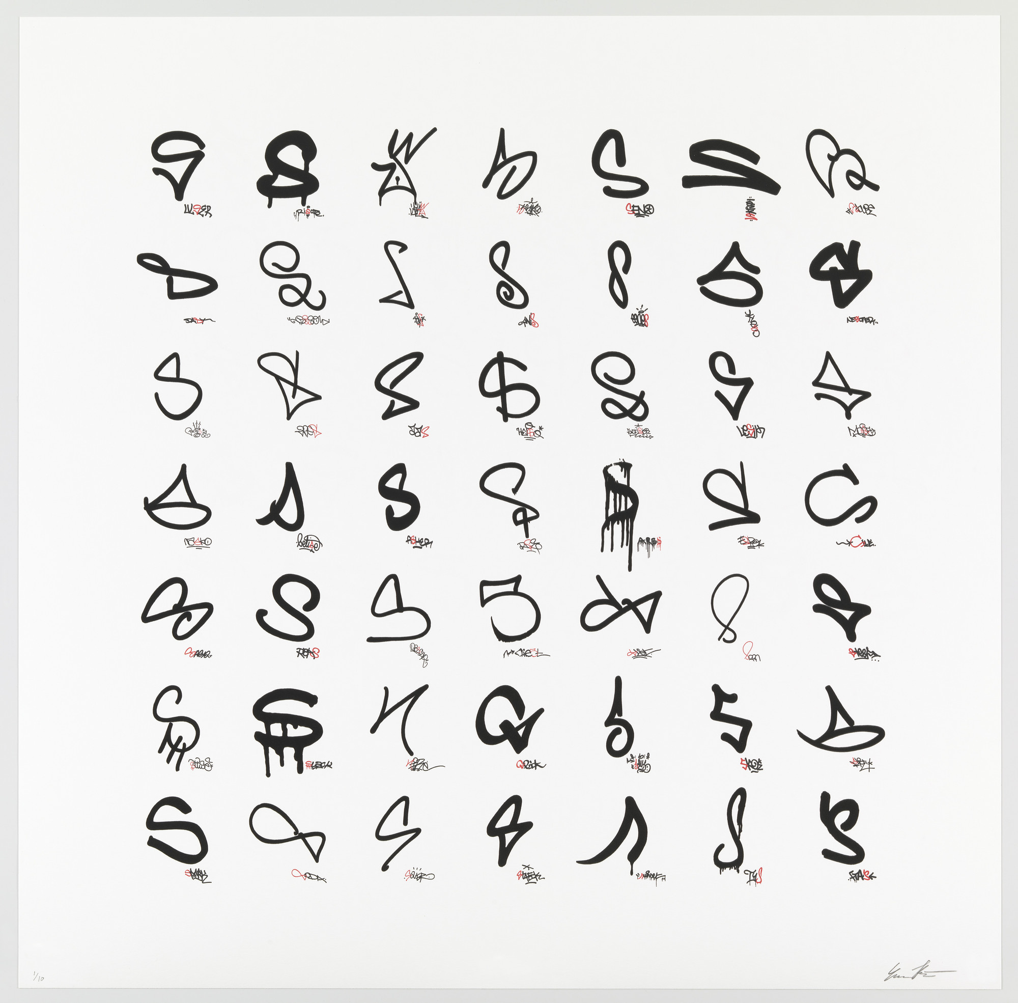 Evan Roth. Graffiti Taxonomy: Paris. 2011 | MoMA