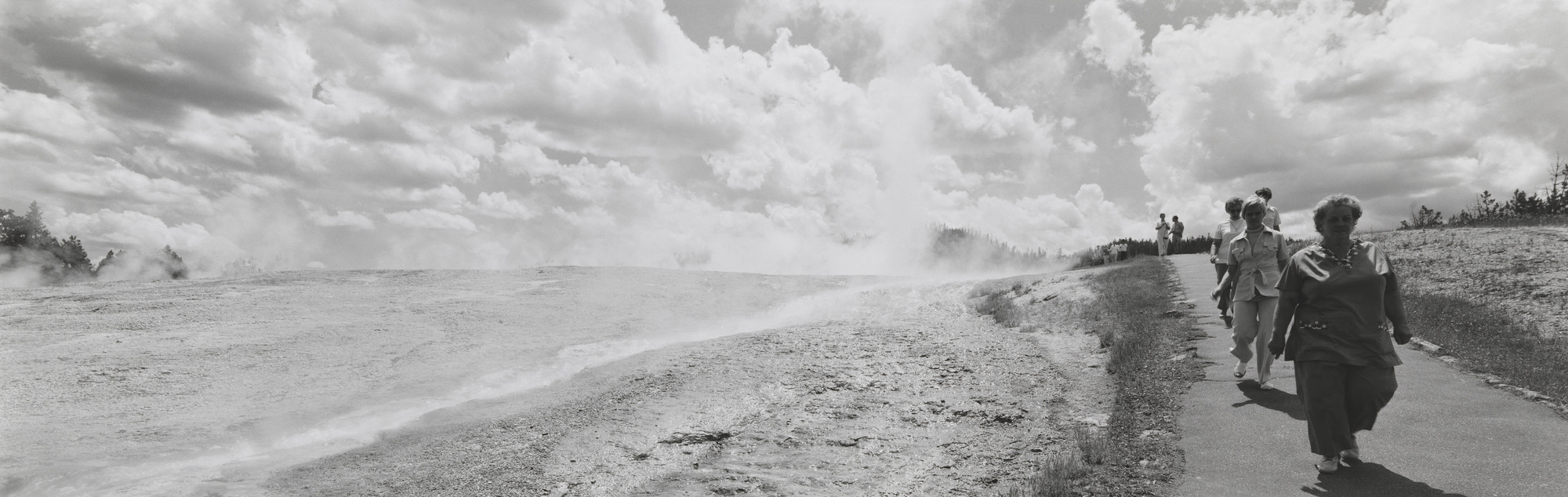 David Avison. Tourists, Yellowstone Park. 1975 | MoMA
