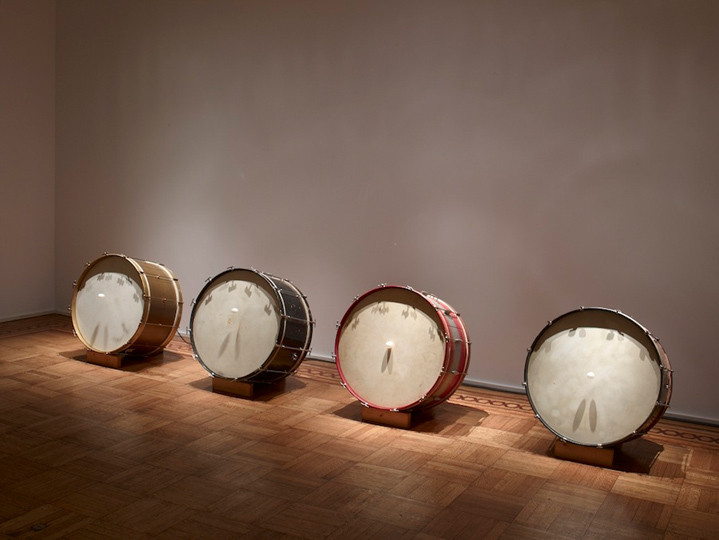 Alvin Lucier. Music for Pure Waves, Bass Drums and Acoustic Pendulums ...