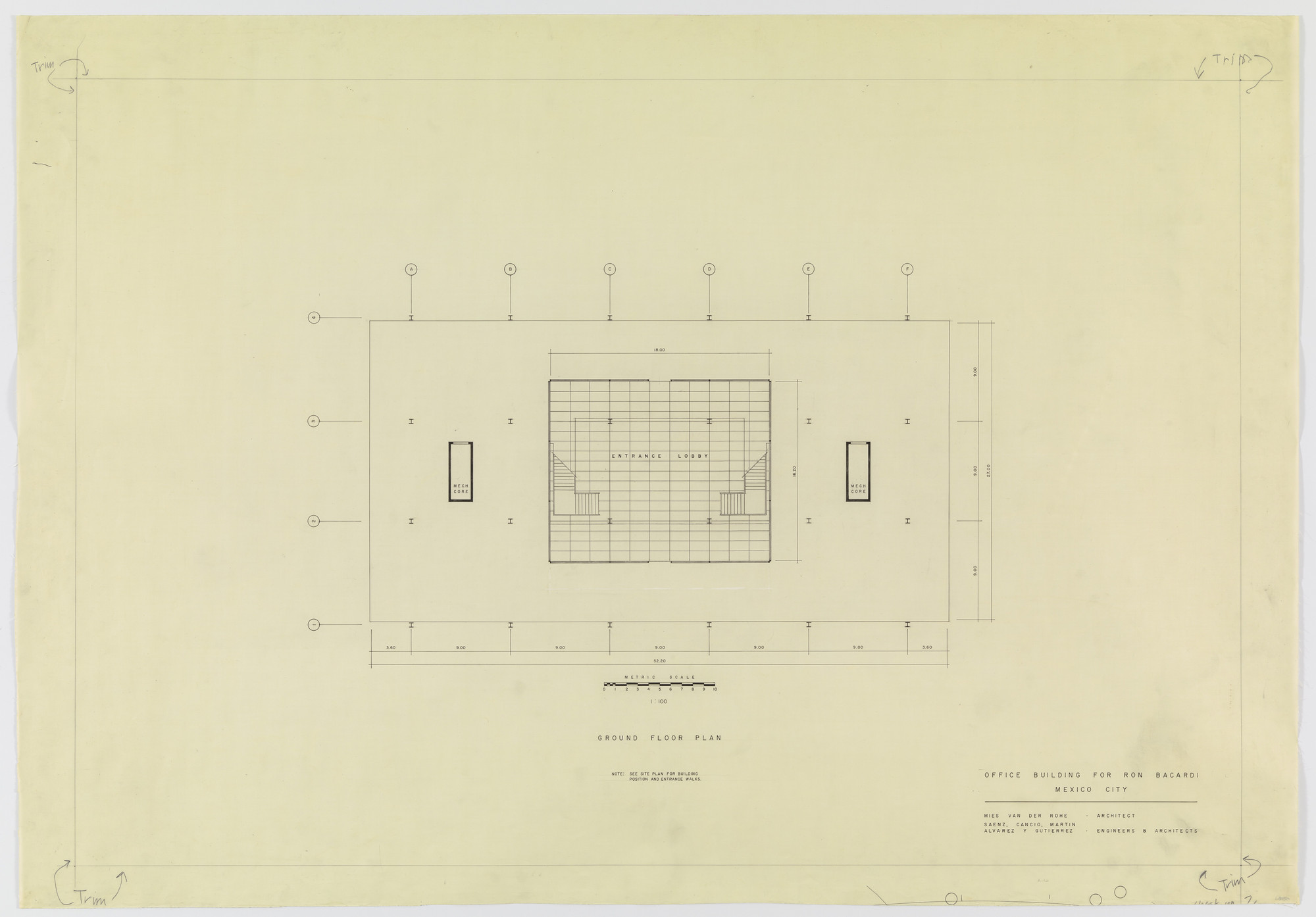 Ludwig Mies van der Rohe. Ron Bacardí y Compañía, S.A., Administration ...