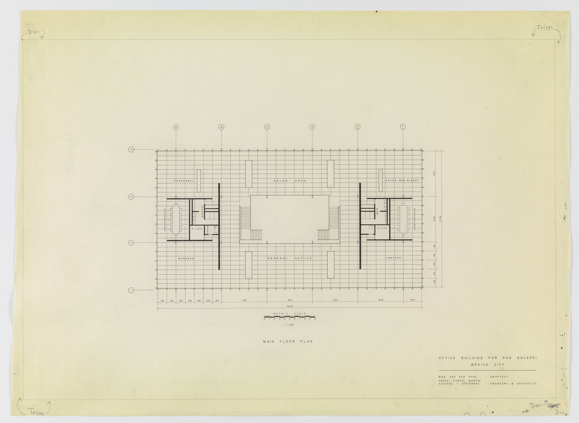 Ludwig Mies van der Rohe. Ron Bacardí y Compañía, S.A., Administration ...