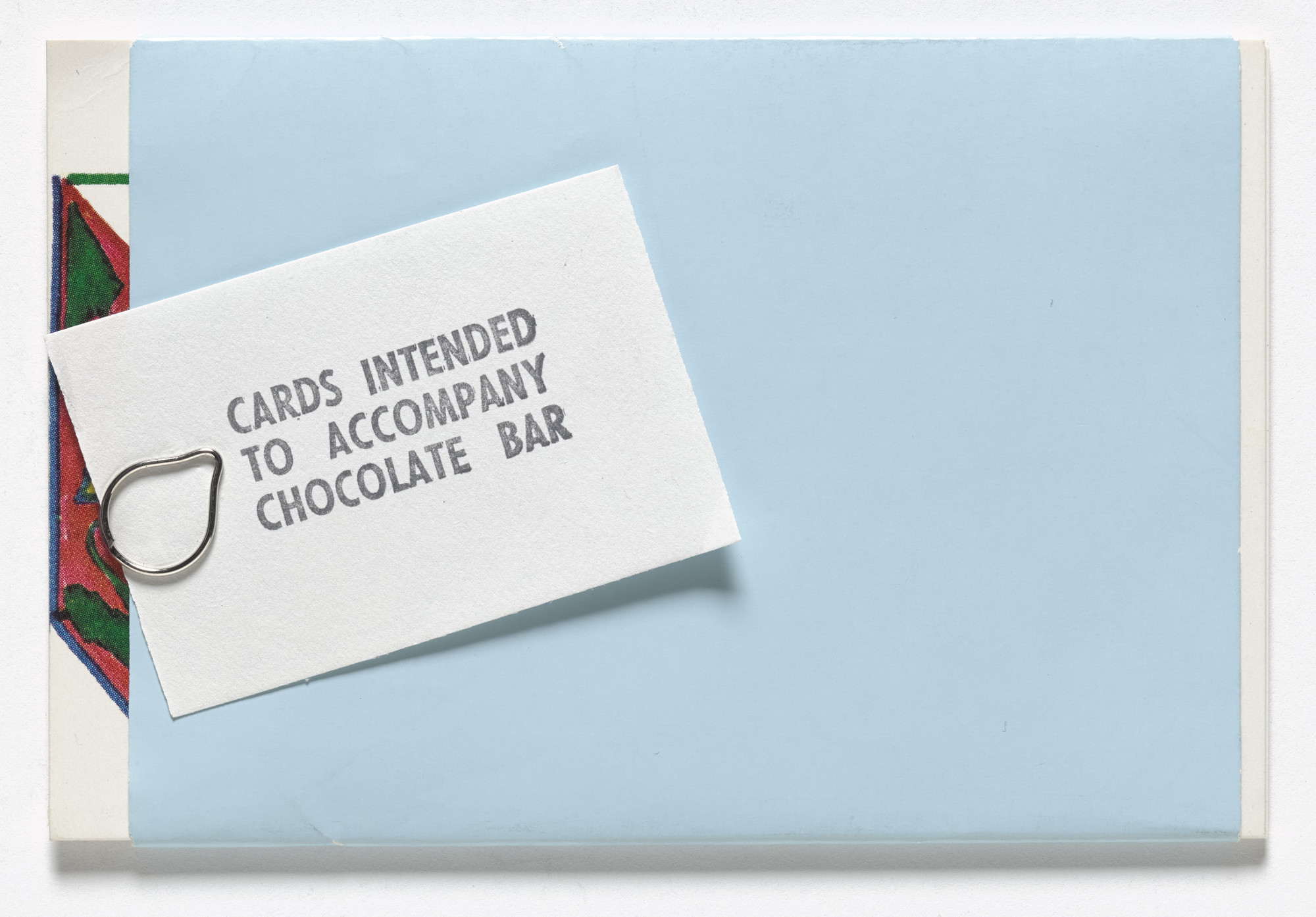 Dieter Roth. Cards Intended to Accompany Chocolate Bar from S.M.S. No ...