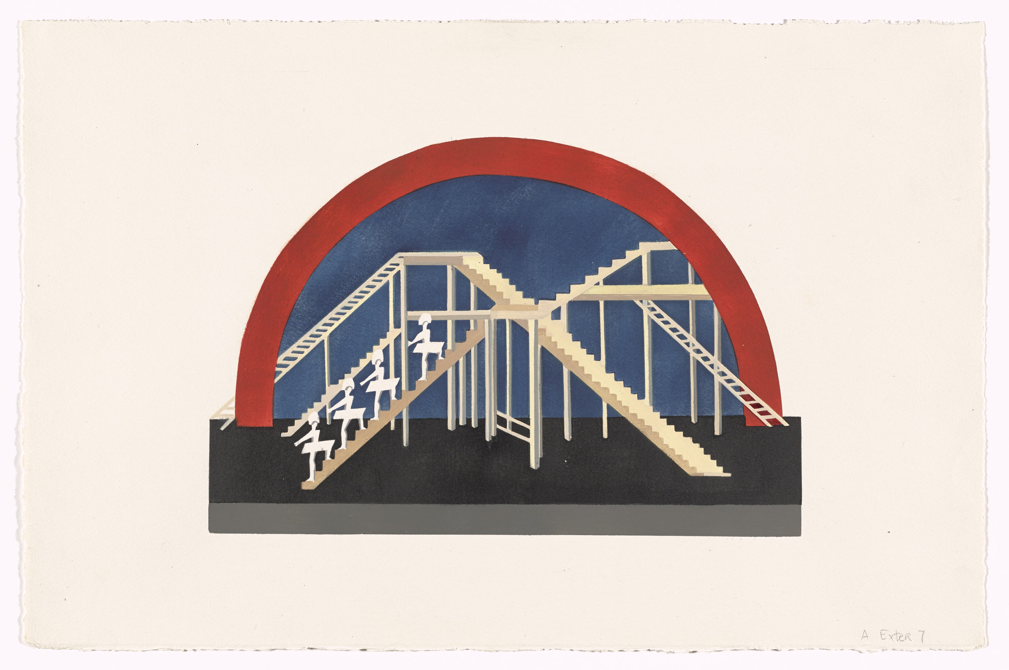 Alexandra Exter. Operetta (Opérette) from Alexandra Exter: Stage Sets ...