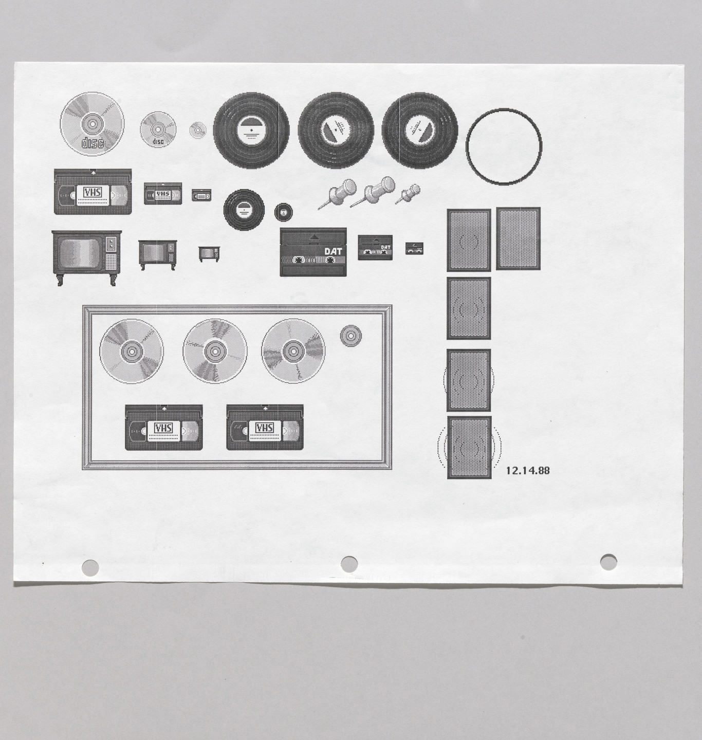 Susan Kare. Graphic Icons. | MoMA