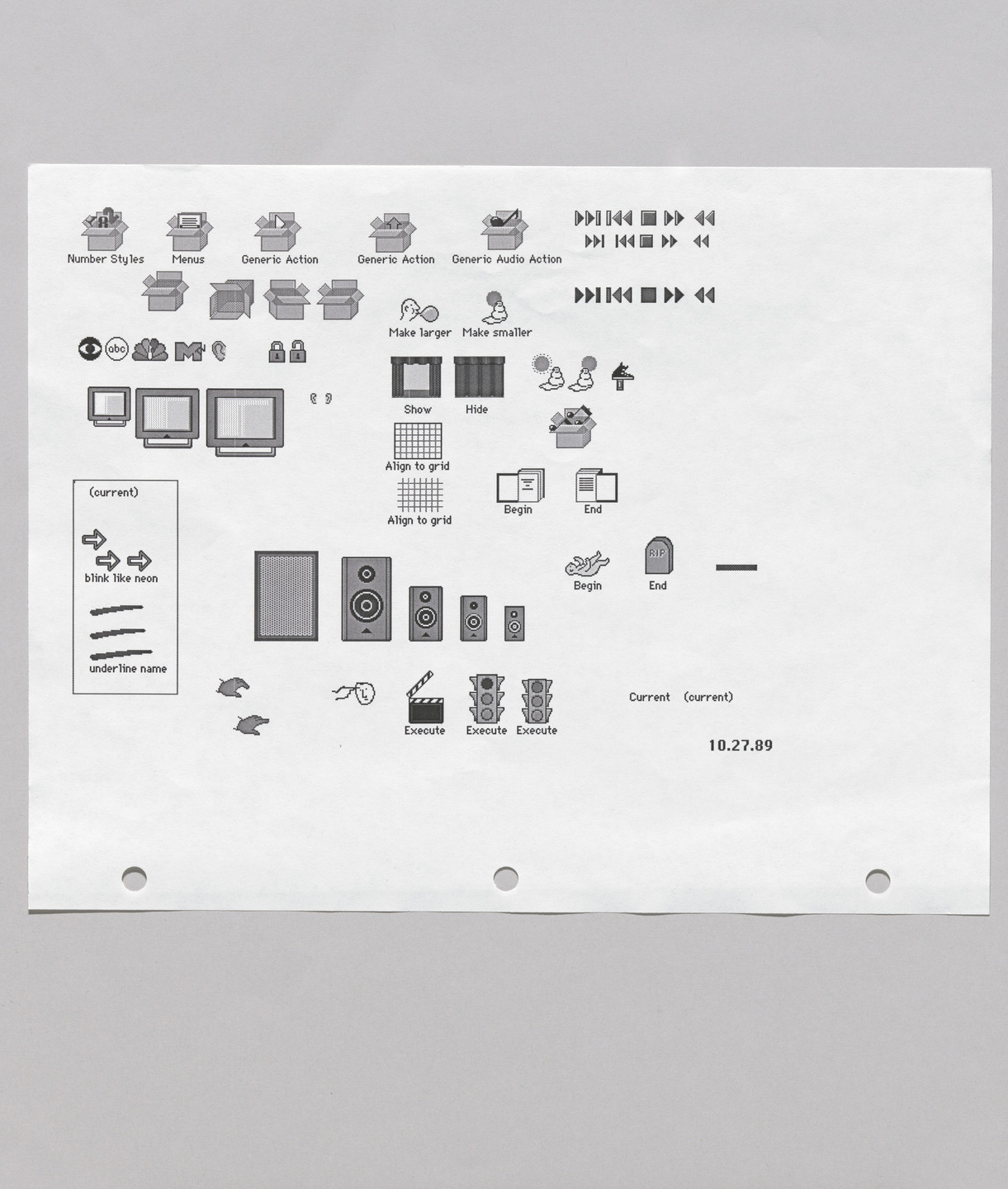 Susan Kare. Graphic Icons. | MoMA