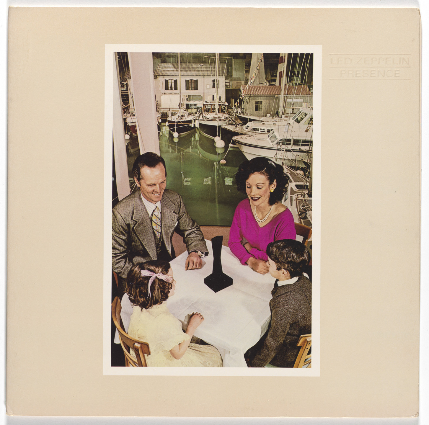 Hipgnosis, George Hardie. Album cover for Led Zeppelin, Presence. 1976 ...