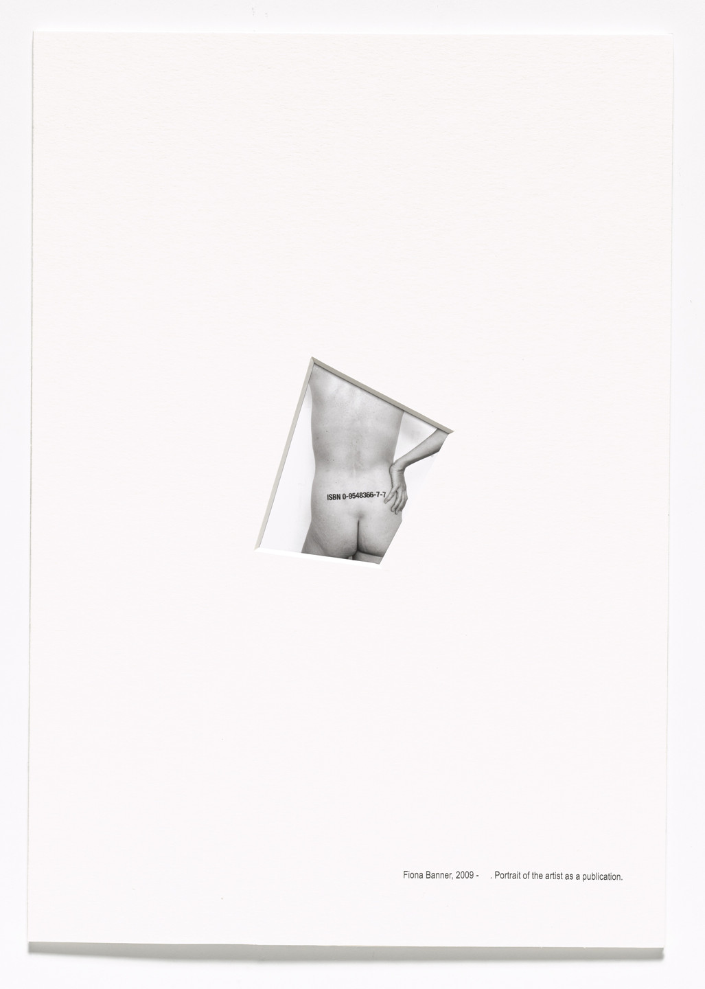 Fiona Banner. Portrait of the artist as a publication. 2009 | MoMA