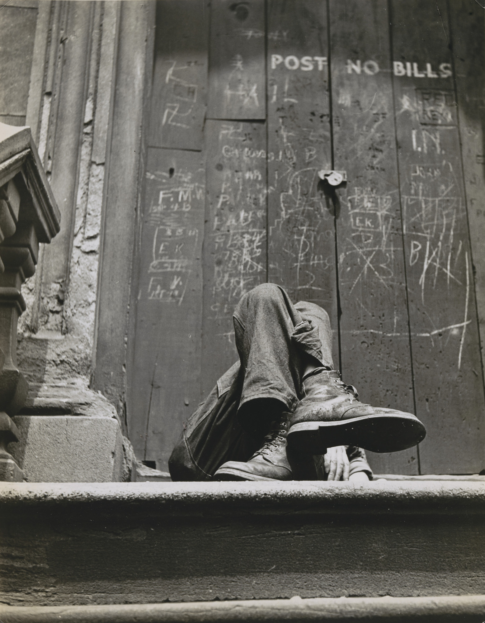 Fred Stein. Post No Bills. 1946 | MoMA