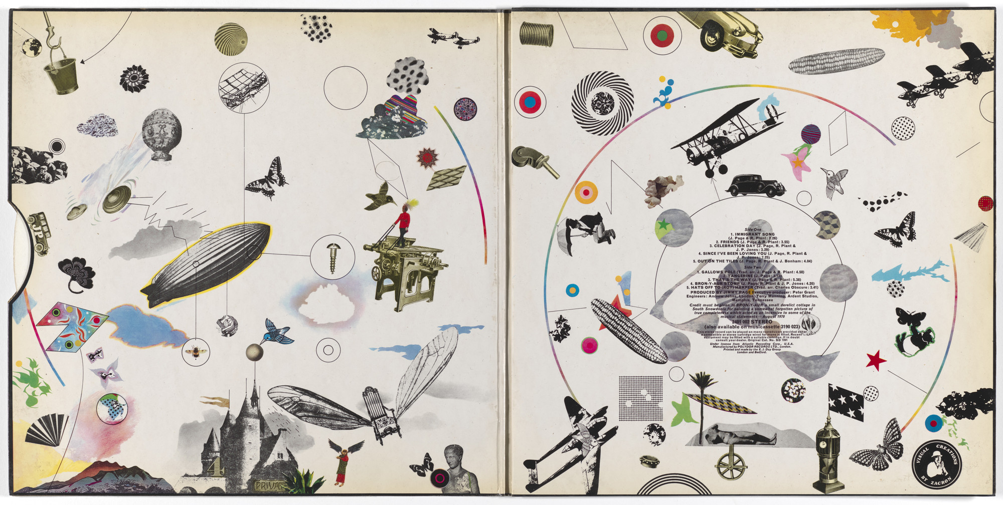 Zacron (Richard Drew). Album cover for Led Zeppelin, III. 1970 | MoMA